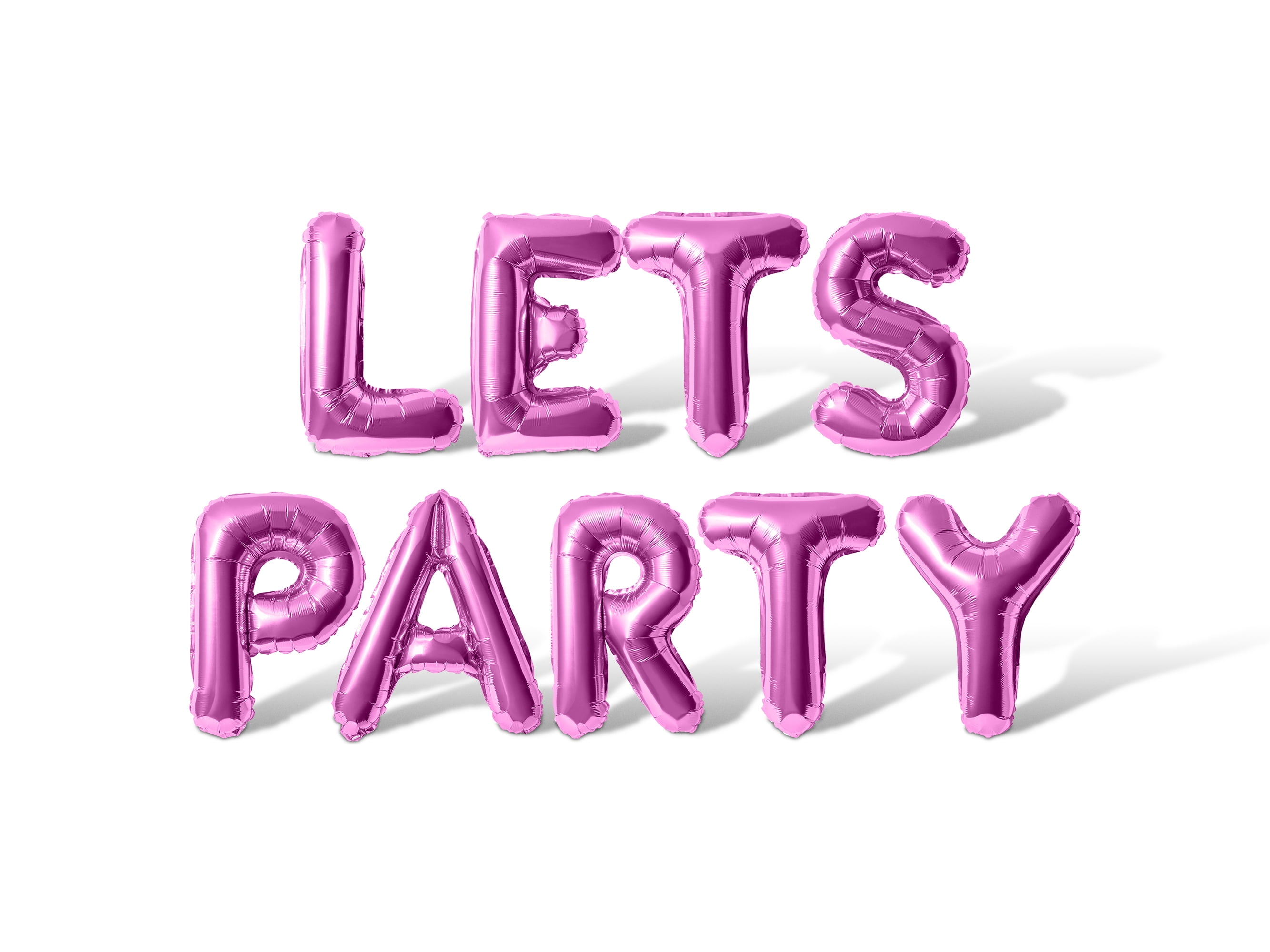 Letter Balloons - LETS PARTY 16" Inch Alphabet Letters Foil Mylar ...