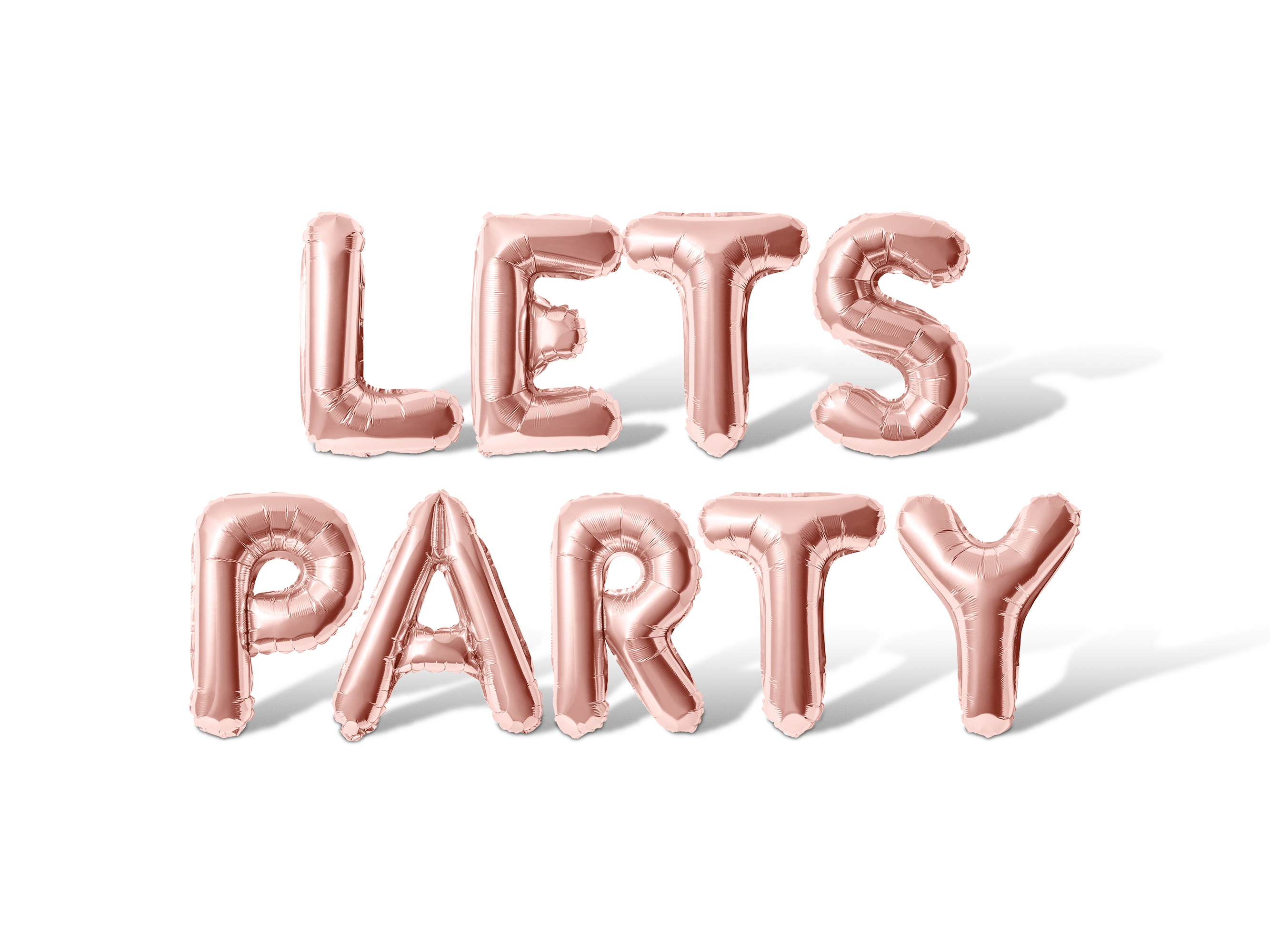 Letter Balloons - LETS PARTY 16" Inch Alphabet Letters Foil Mylar ...