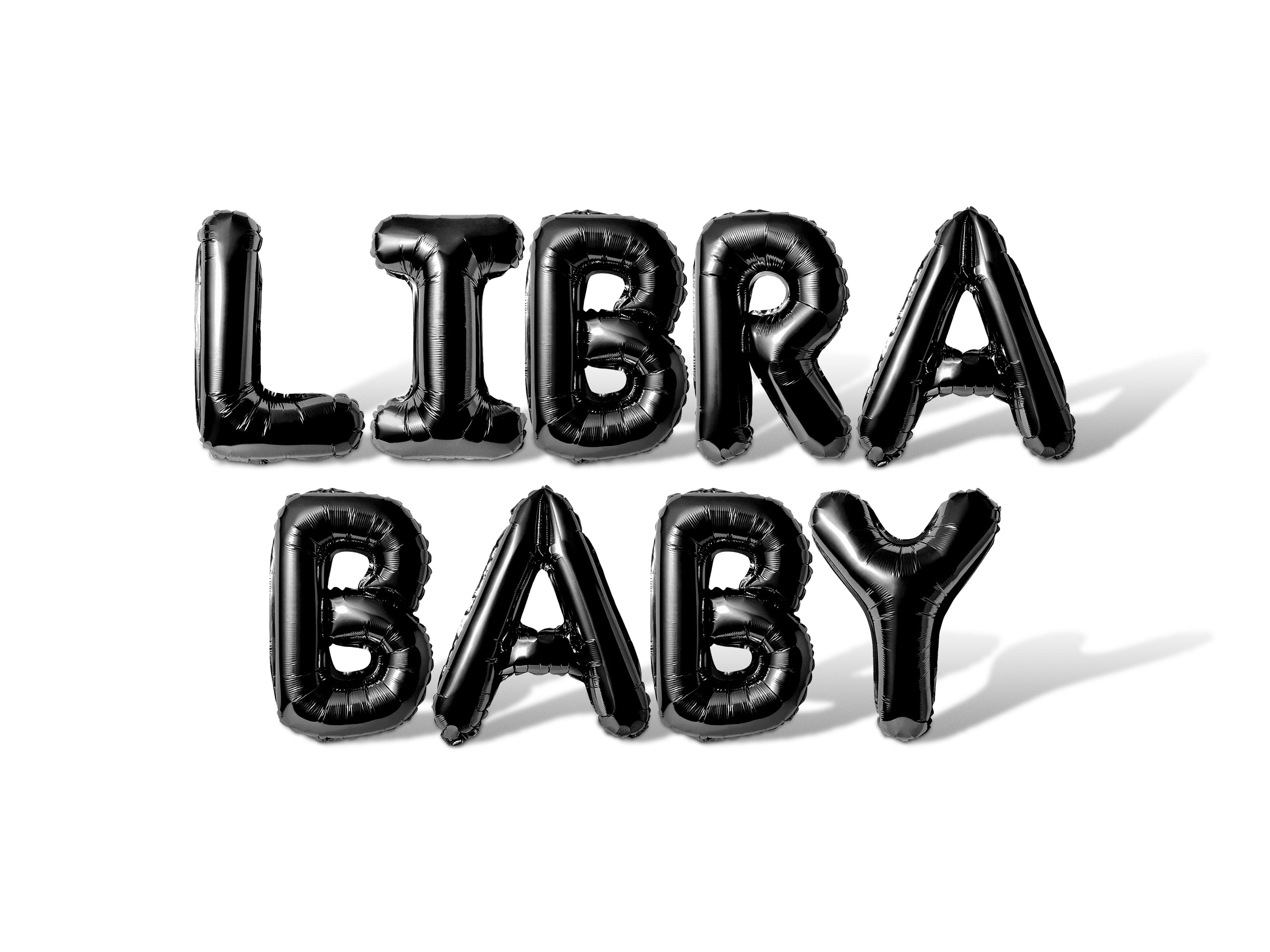 Letter Balloons - LIBRA BABY 16" Inch Alphabet Letters Foil Mylar ...