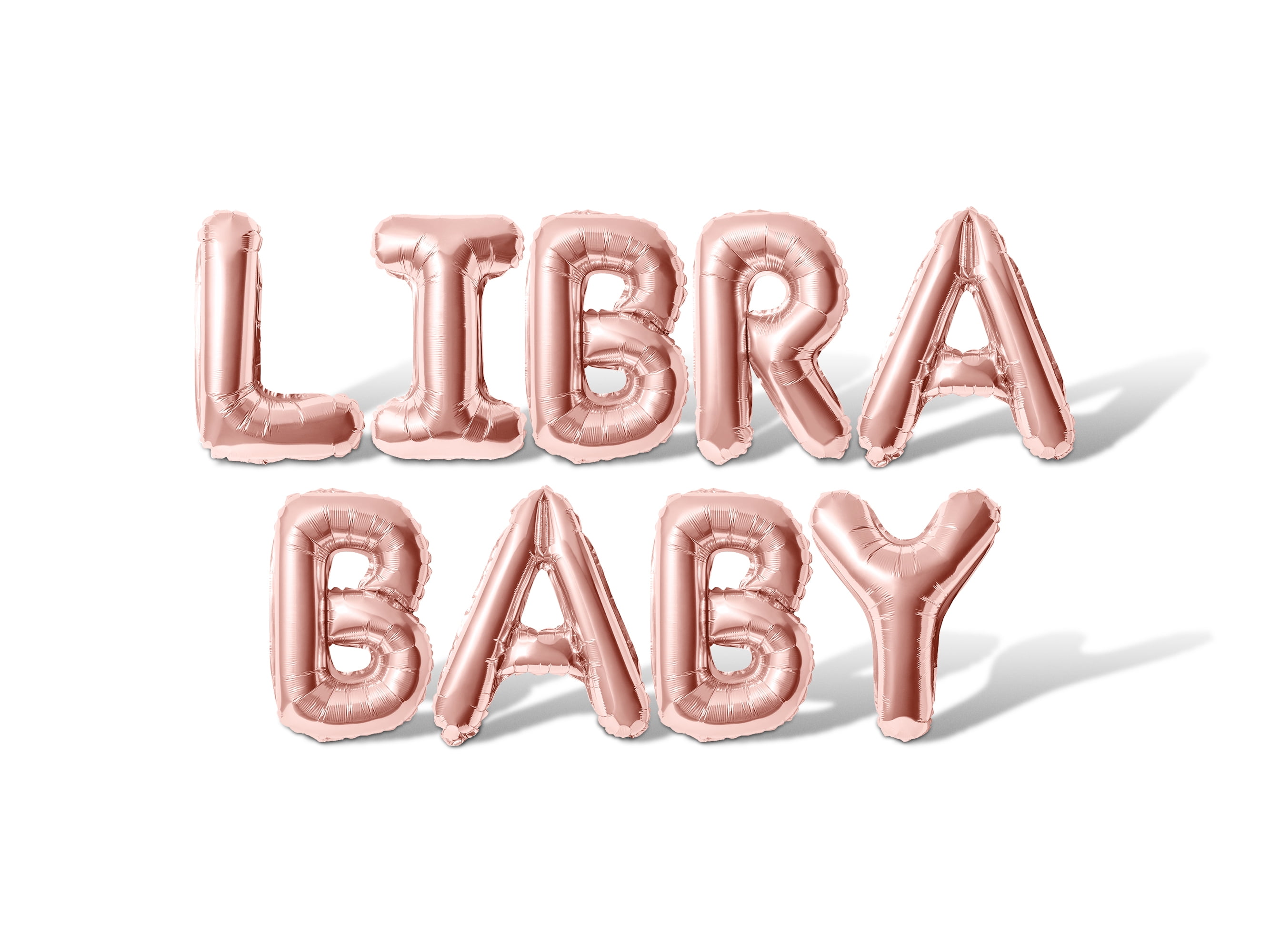 Letter Balloons - LIBRA BABY 16" Inch Alphabet Letters Foil Mylar ...