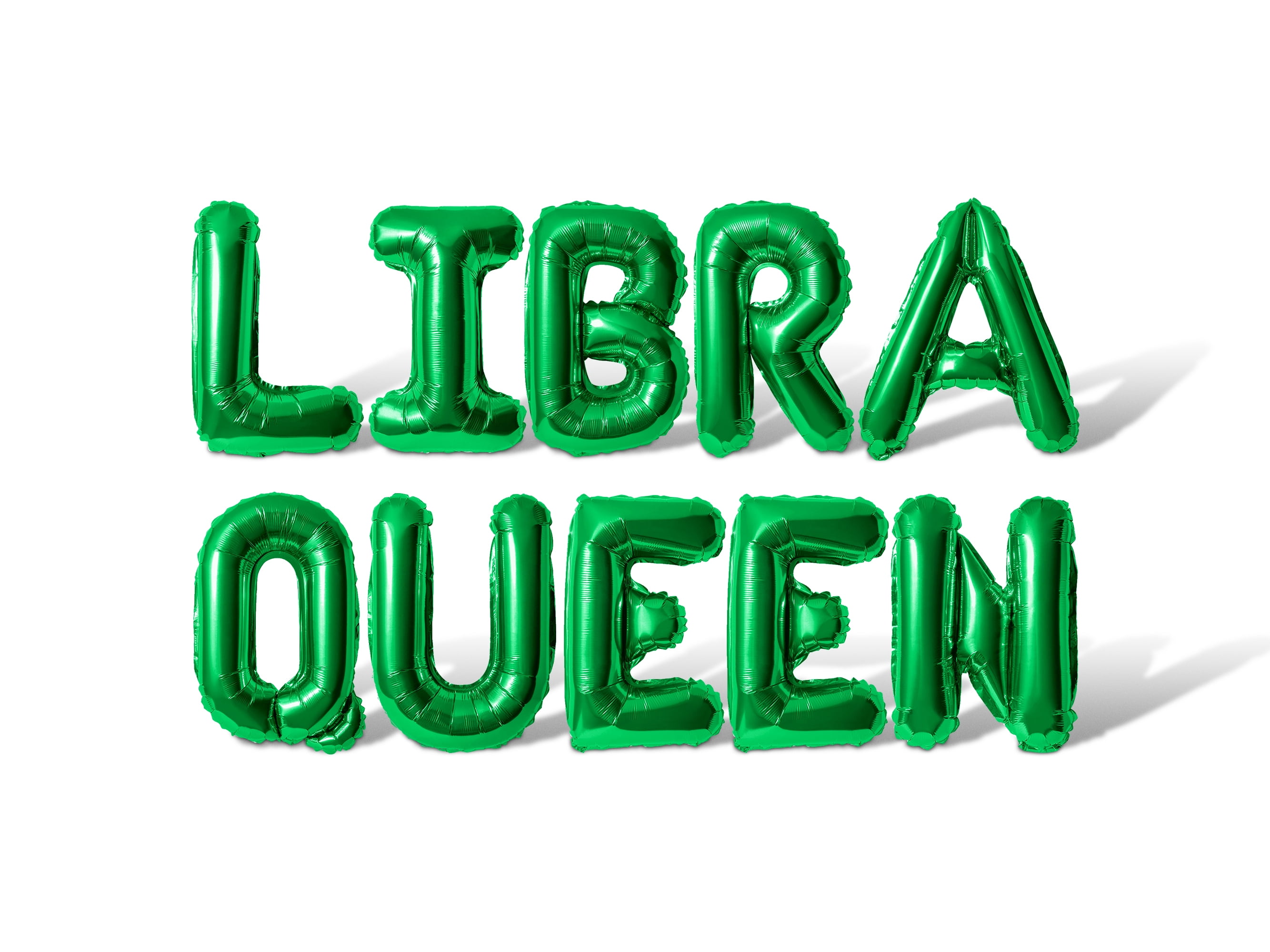 Letter Balloons - LIBRA QUEEN 16" Inch Alphabet Letters Foil Mylar ...