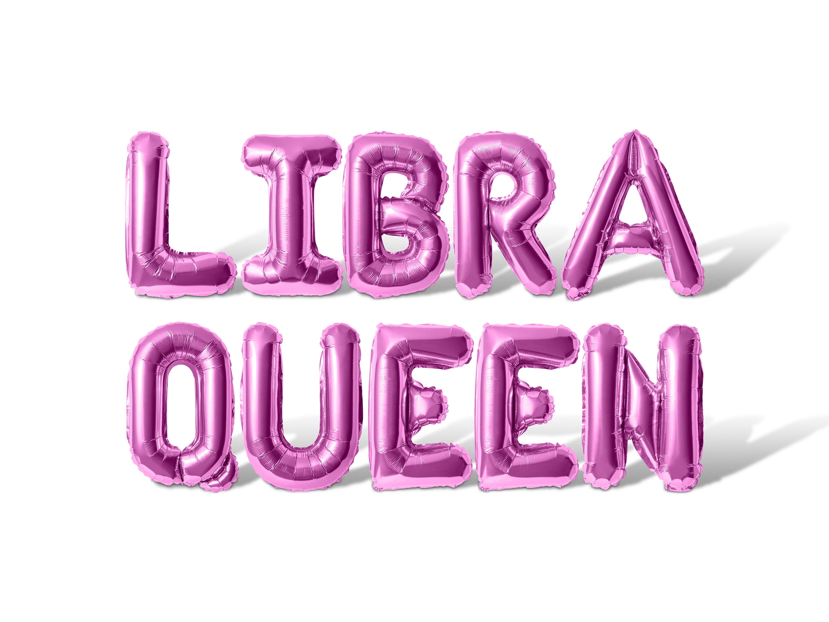 Letter Balloons - LIBRA QUEEN 16" Inch Alphabet Letters Foil Mylar ...