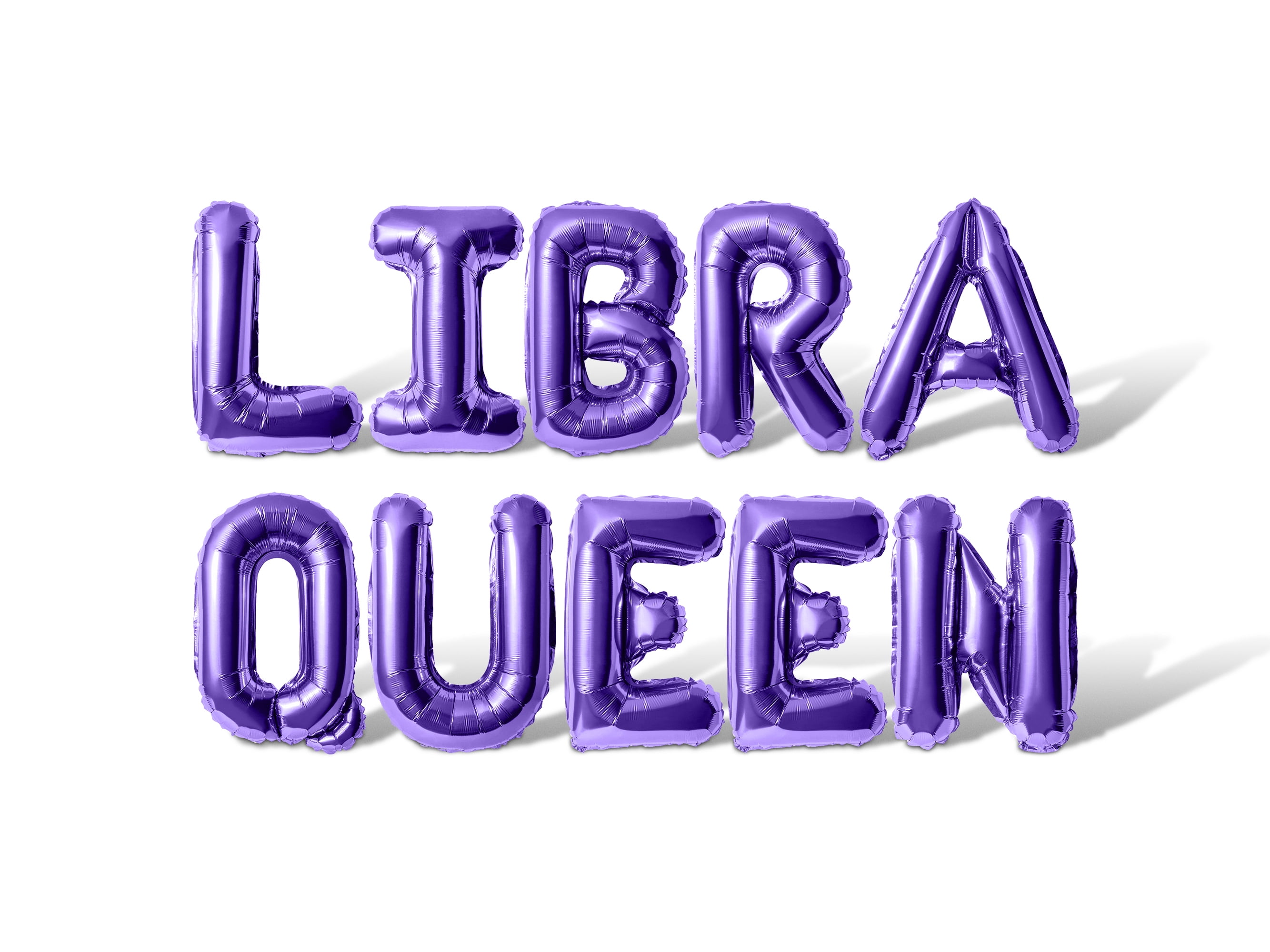 Letter Balloons - LIBRA QUEEN 16" Inch Alphabet Letters Foil Mylar ...