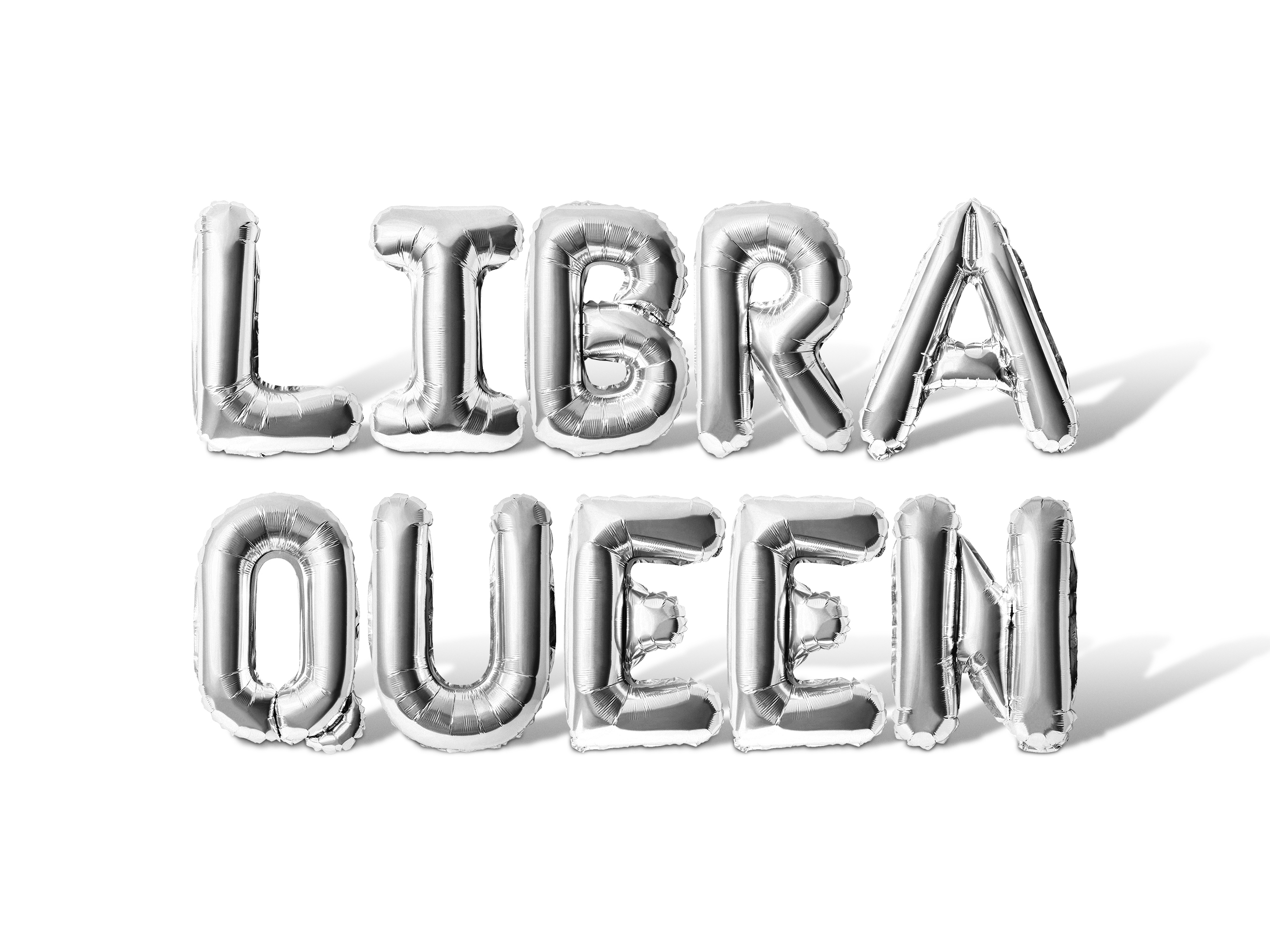 Letter Balloons - LIBRA QUEEN 16" Inch Alphabet Letters Foil Mylar ...