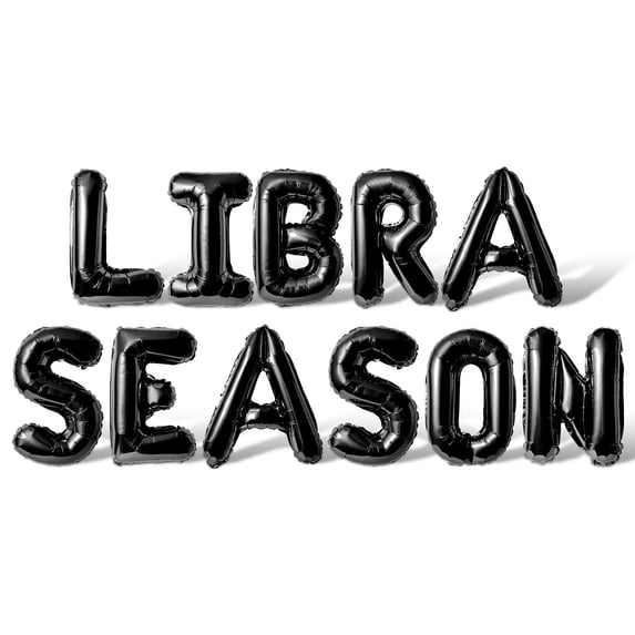 Letter Balloons - LIBRA SEASON 16" Inch Alphabet Letters Foil Mylar ...