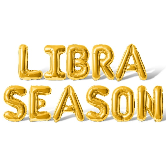 Letter Balloons - LIBRA SEASON 16" Inch Alphabet Letters Foil Mylar ...