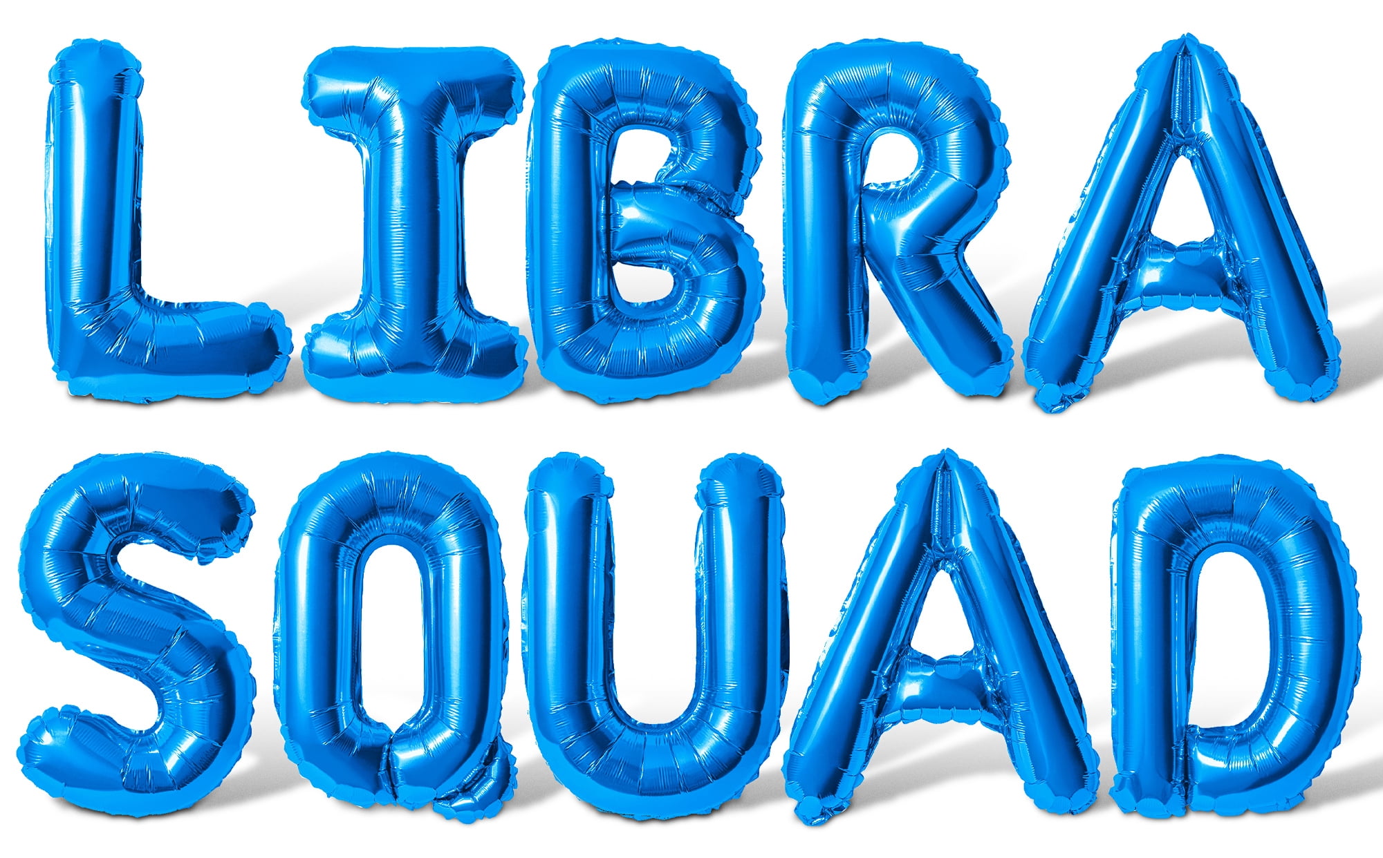 Letter Balloons - LIBRA SQUAD 16" Inch Alphabet Letters Foil Mylar ...