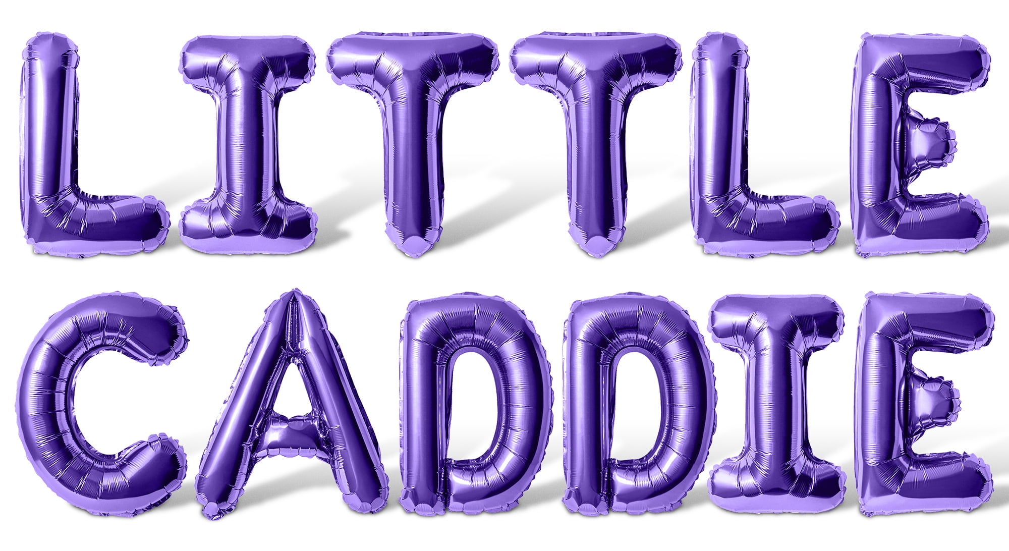 Letter Balloons - LITTLE CADDIE 16" Inch Alphabet Letters Foil Mylar ...