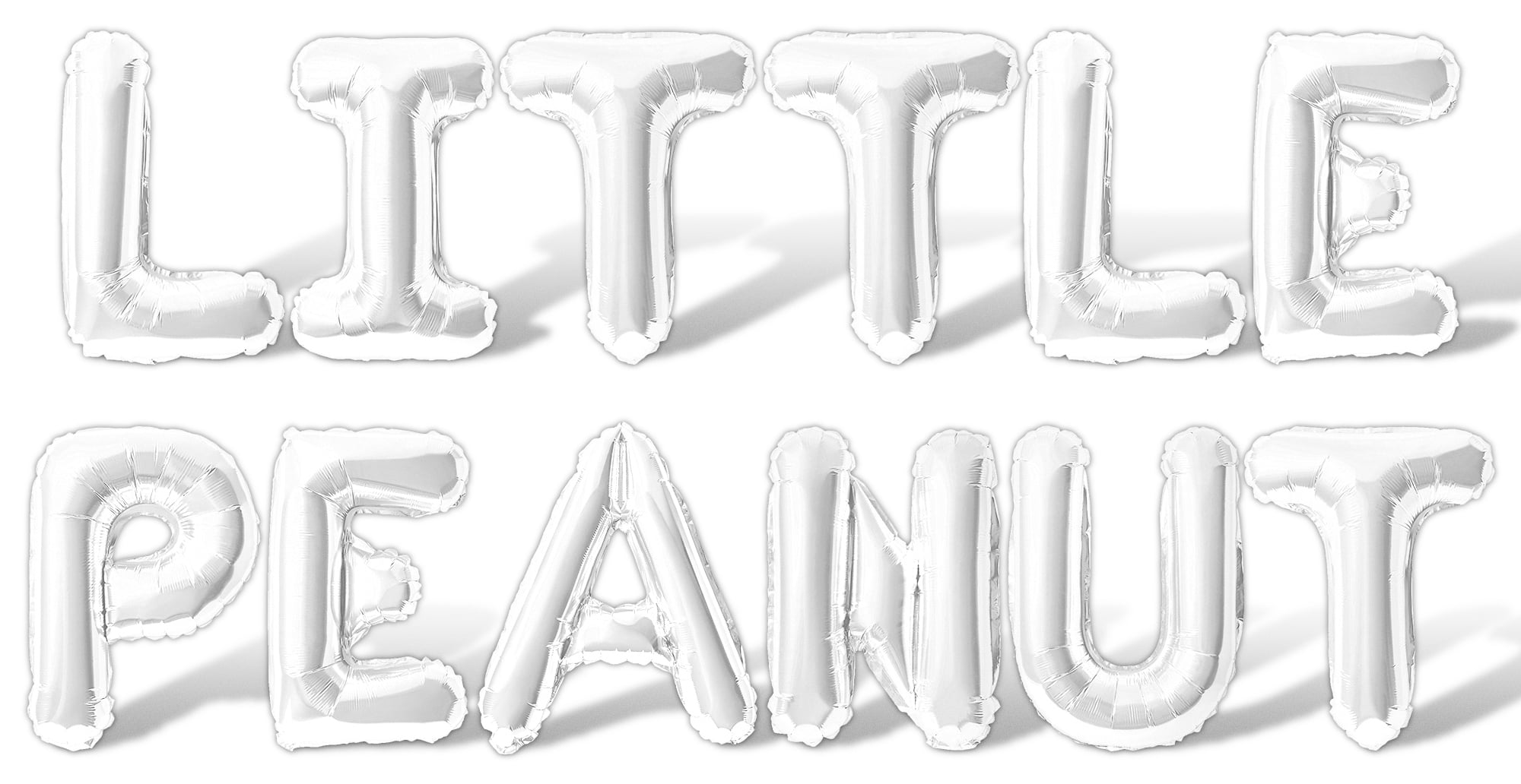 Letter Balloons - LITTLE PEANUT 16" Inch Alphabet Letters Foil Mylar ...