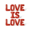 Letter Balloons - LOVE IS LOVE 16" Inch Alphabet Letters Foil Mylar ...