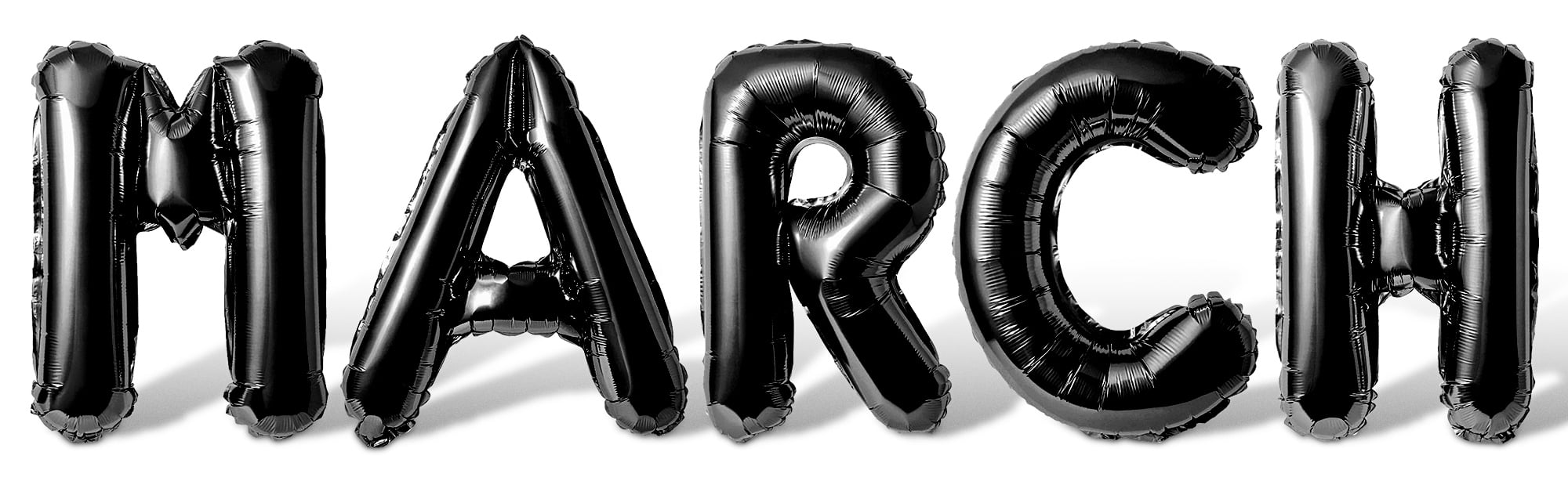 Letter Balloons - MARCH 16" Inch Alphabet Letters Foil Mylar Balloon ...