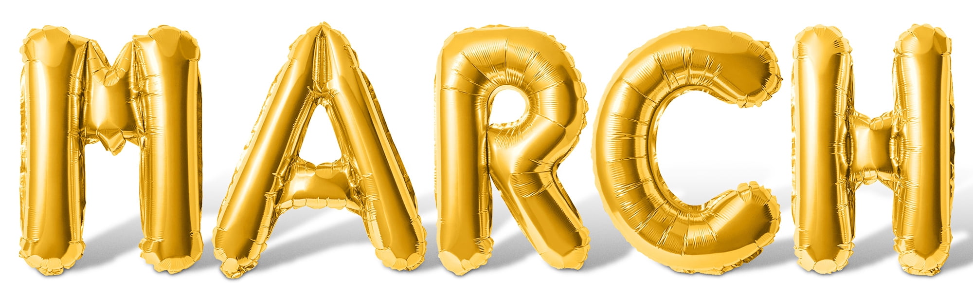 Letter Balloons - MARCH 16" Inch Alphabet Letters Foil Mylar Balloon ...