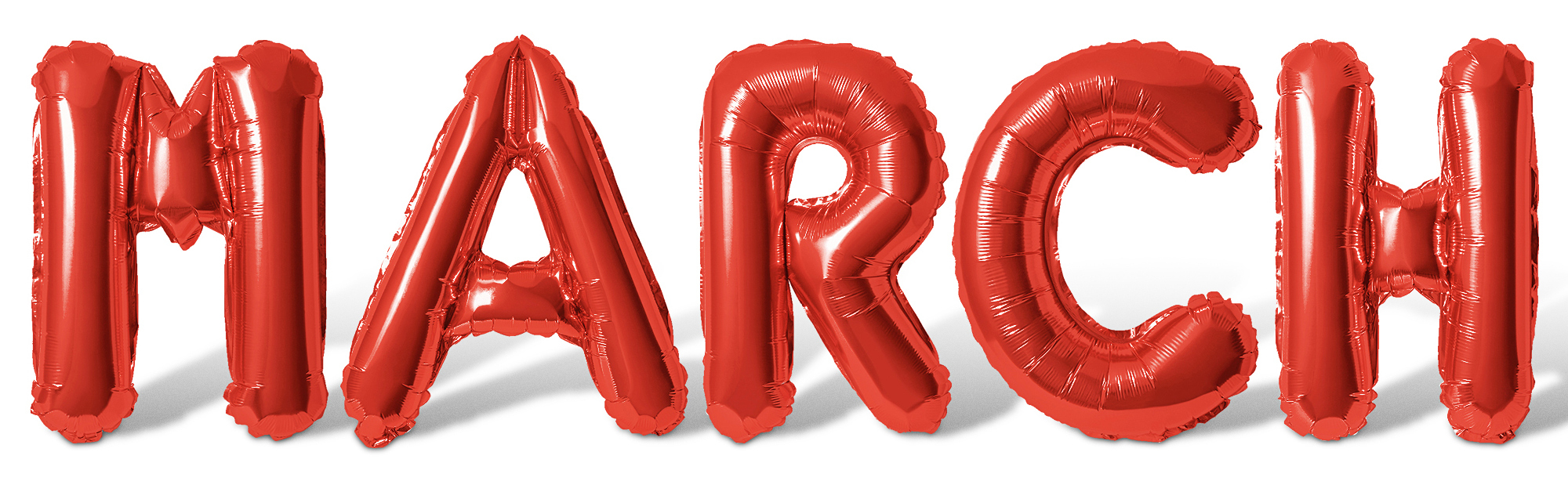 Letter Balloons - MARCH 16" Inch Alphabet Letters Foil Mylar Balloon ...
