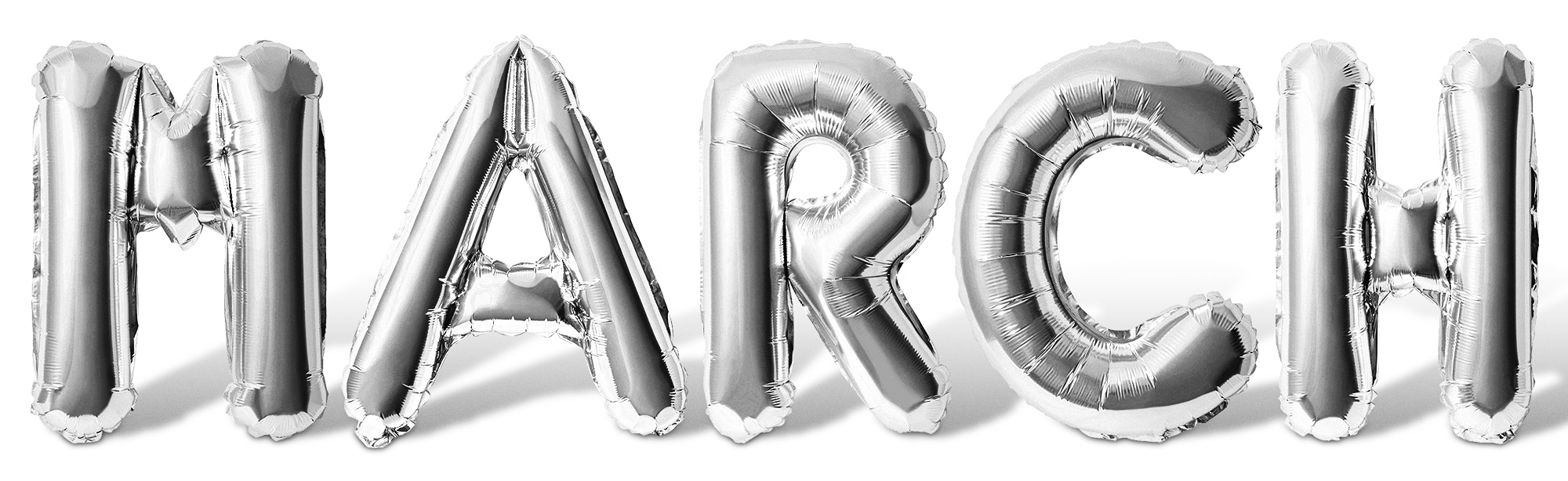 Letter Balloons - MARCH 16" Inch Alphabet Letters Foil Mylar Balloon ...
