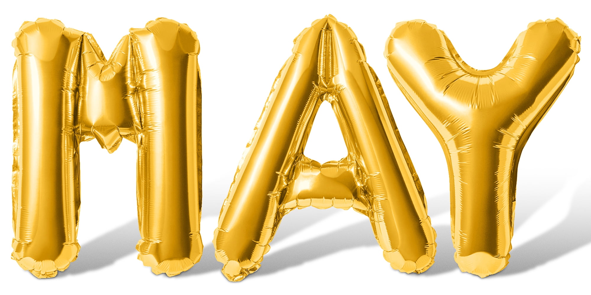 Letter Balloons - MAY 16" Inch Alphabet Letters Foil Mylar Balloon May ...