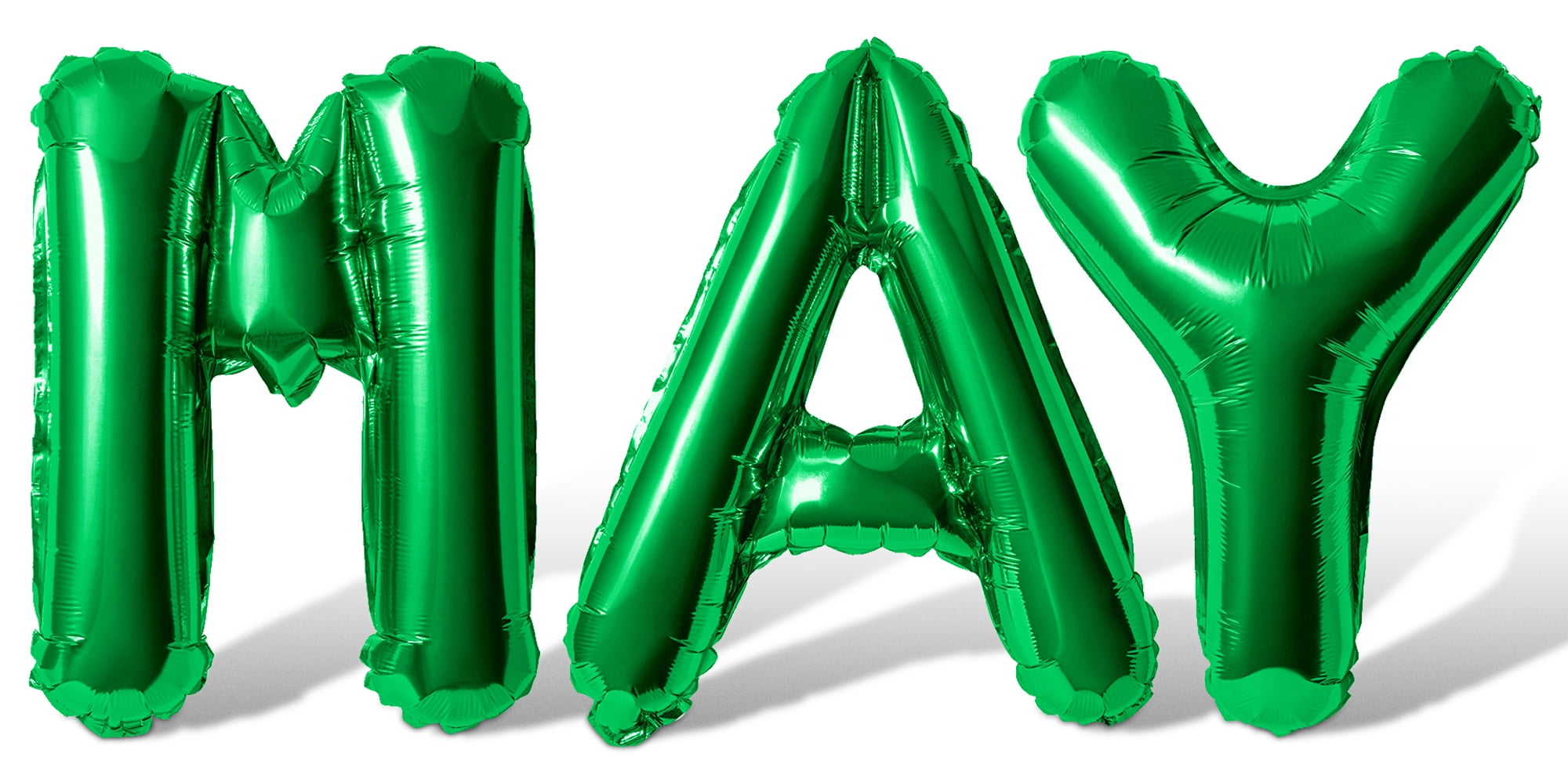 Letter Balloons - MAY 16" Inch Alphabet Letters Foil Mylar Balloon May ...