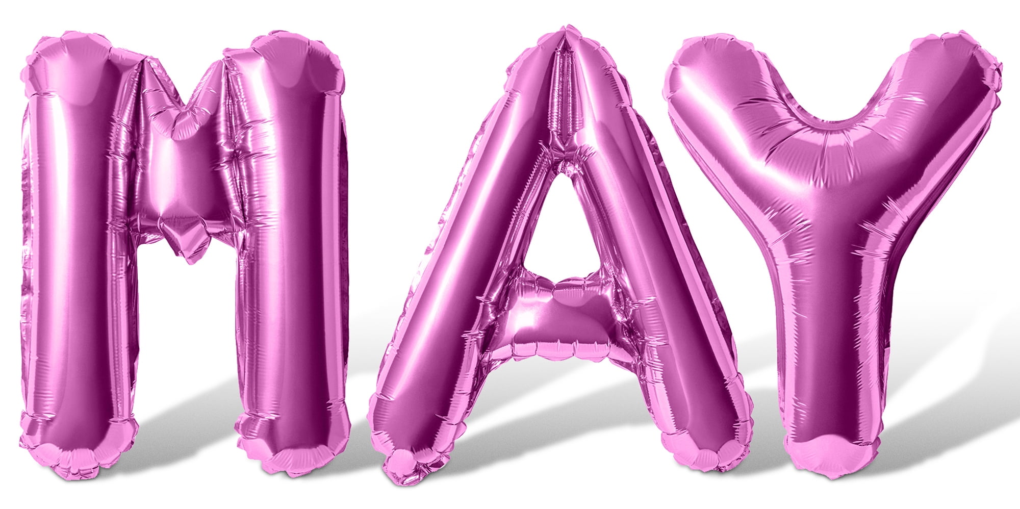 Letter Balloons - MAY 16" Inch Alphabet Letters Foil Mylar Balloon May ...