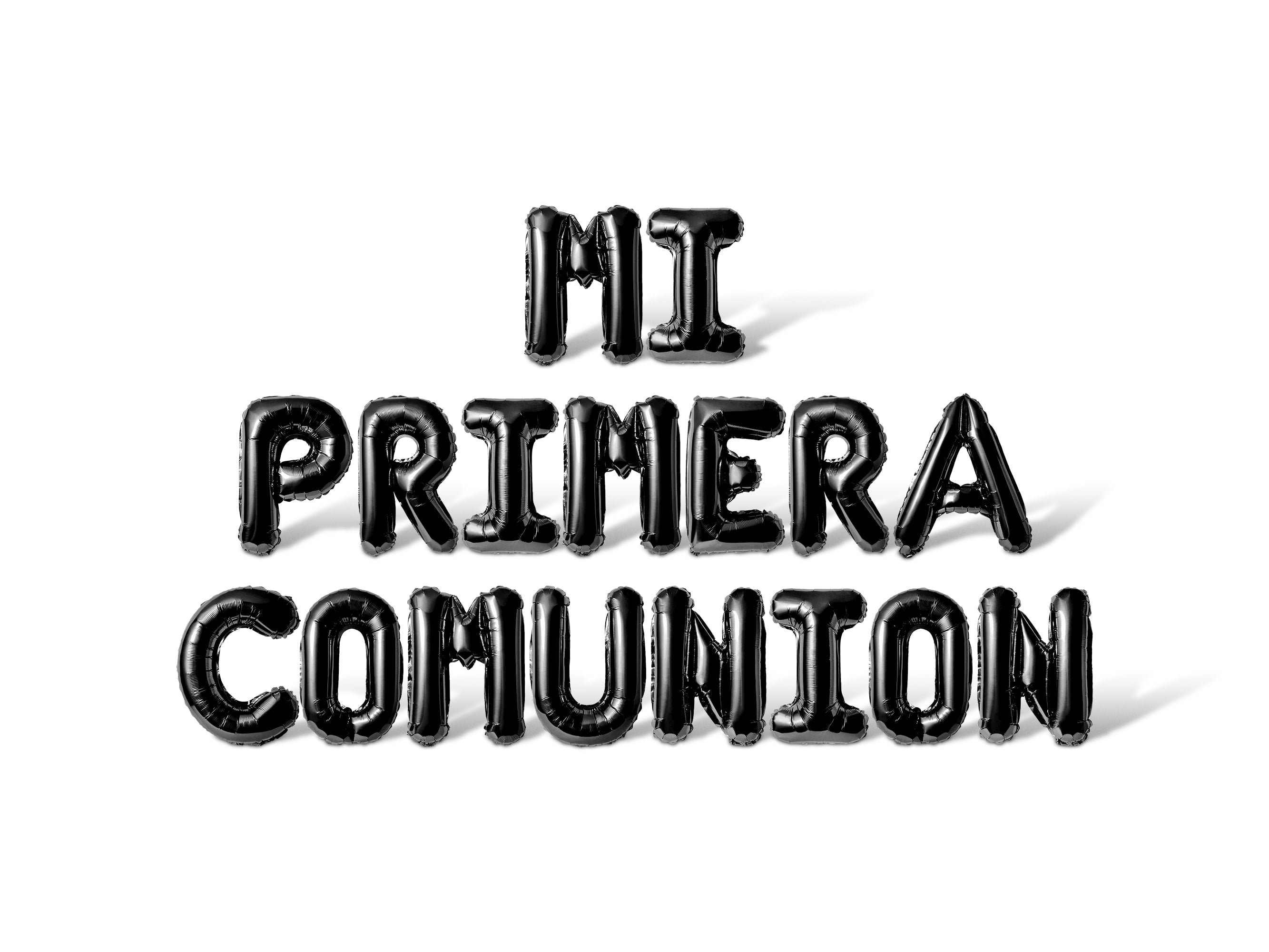 Letter Balloons - MI PRIMERA COMUNION 16" Inch Alphabet Letters Foil ...