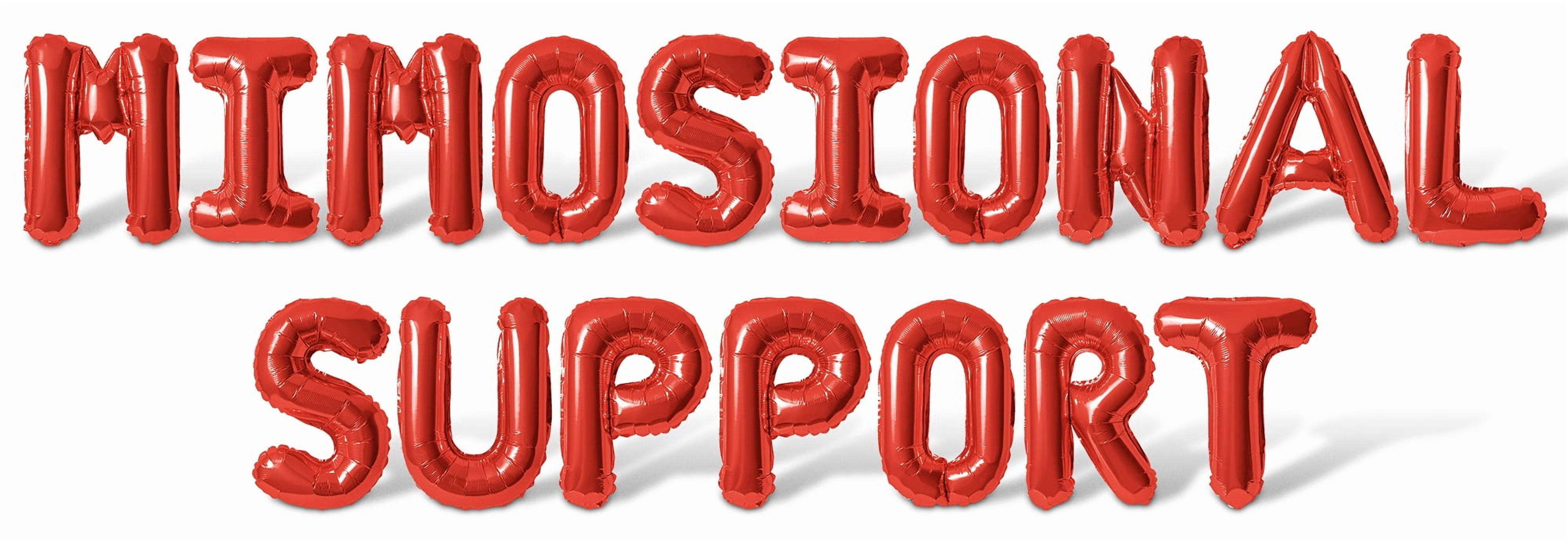 Letter Balloons - MIMOSIONAL SUPPORT 16" Inch Alphabet Letters Foil ...