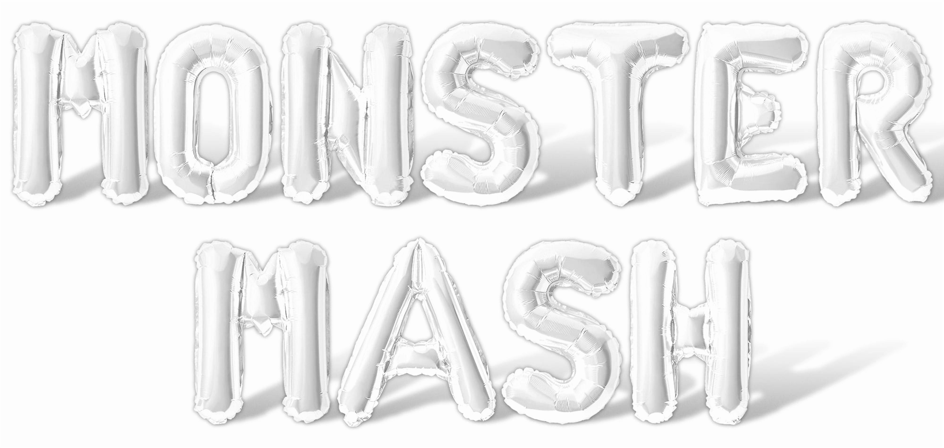 Letter Balloons - MONSTER MASH 16" Inch Alphabet Letters Foil Mylar ...