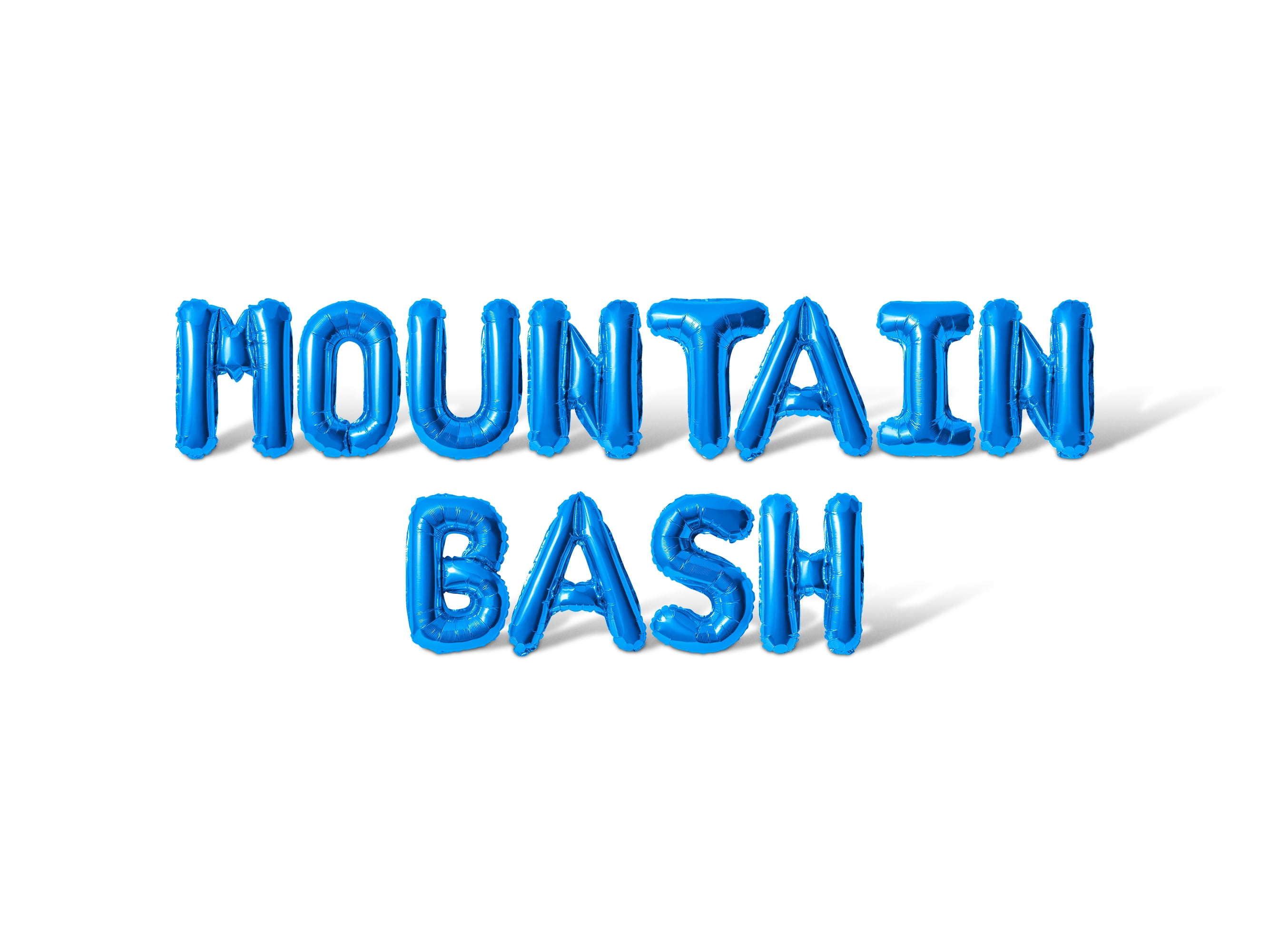 Letter Balloons - MOUNTAIN BASH 16" Inch Alphabet Letters Foil Mylar ...