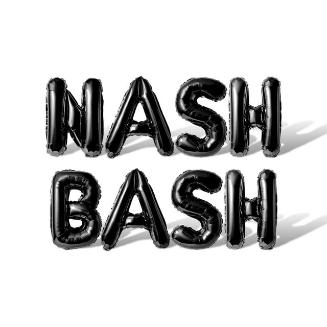 Letter Balloons - NASH BASH 16" Inch Alphabet Letters Foil Mylar ...