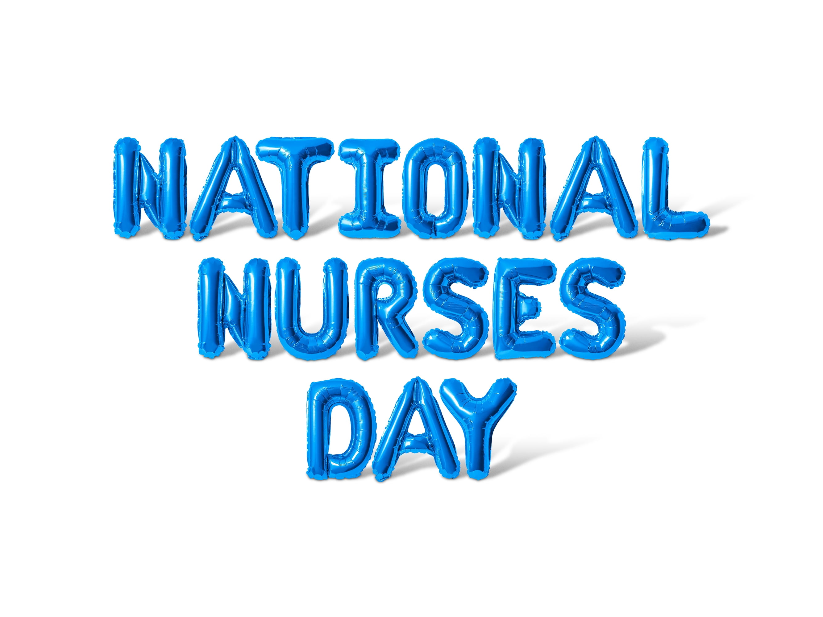 Letter Balloons - NATIONAL NURSES DAY 16" Inch Alphabet Letters Foil ...