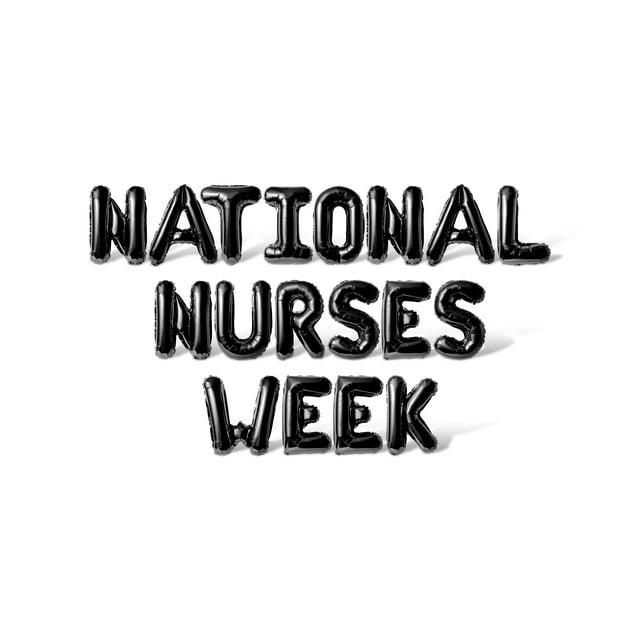 Letter Balloons - NATIONAL NURSES WEEK 16" Inch Alphabet Letters Foil ...