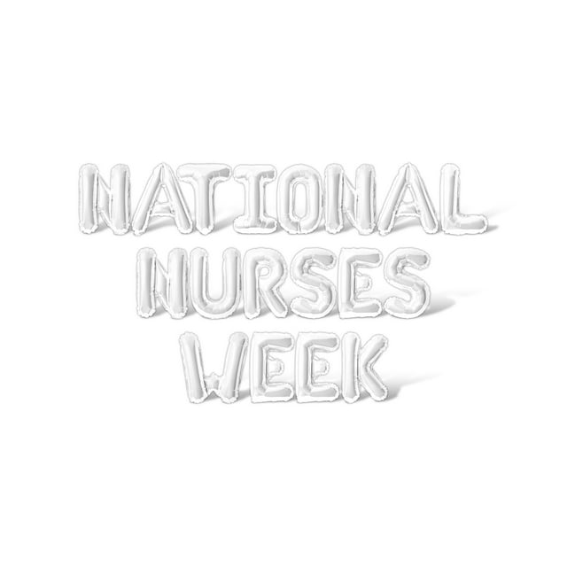 Letter Balloons - NATIONAL NURSES WEEK 16" Inch Alphabet Letters Foil ...