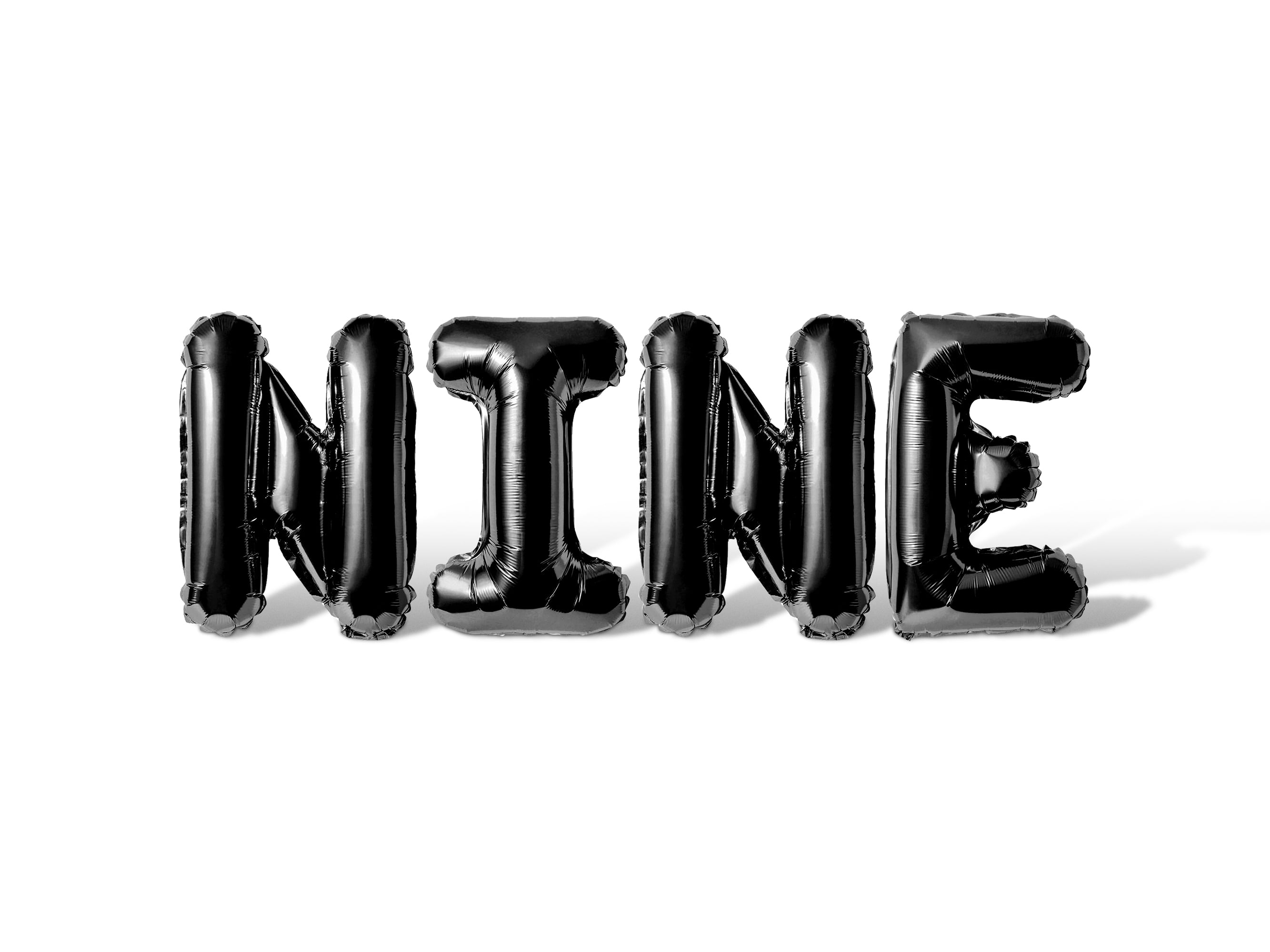 Letter Balloons - NINE 16" Inch Alphabet Letters Foil Mylar Balloon ...