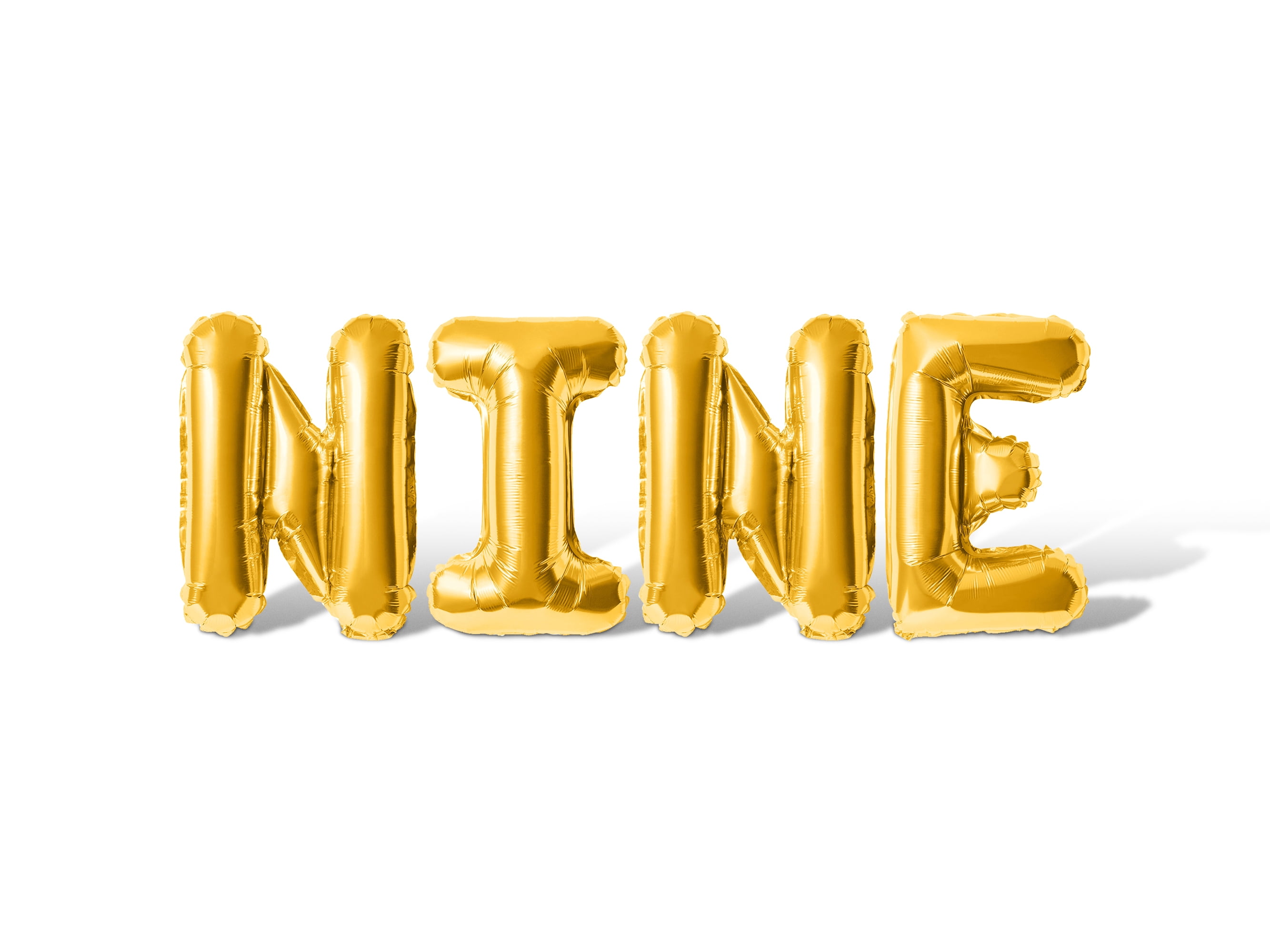 Letter Balloons - NINE 16" Inch Alphabet Letters Foil Mylar Balloon ...