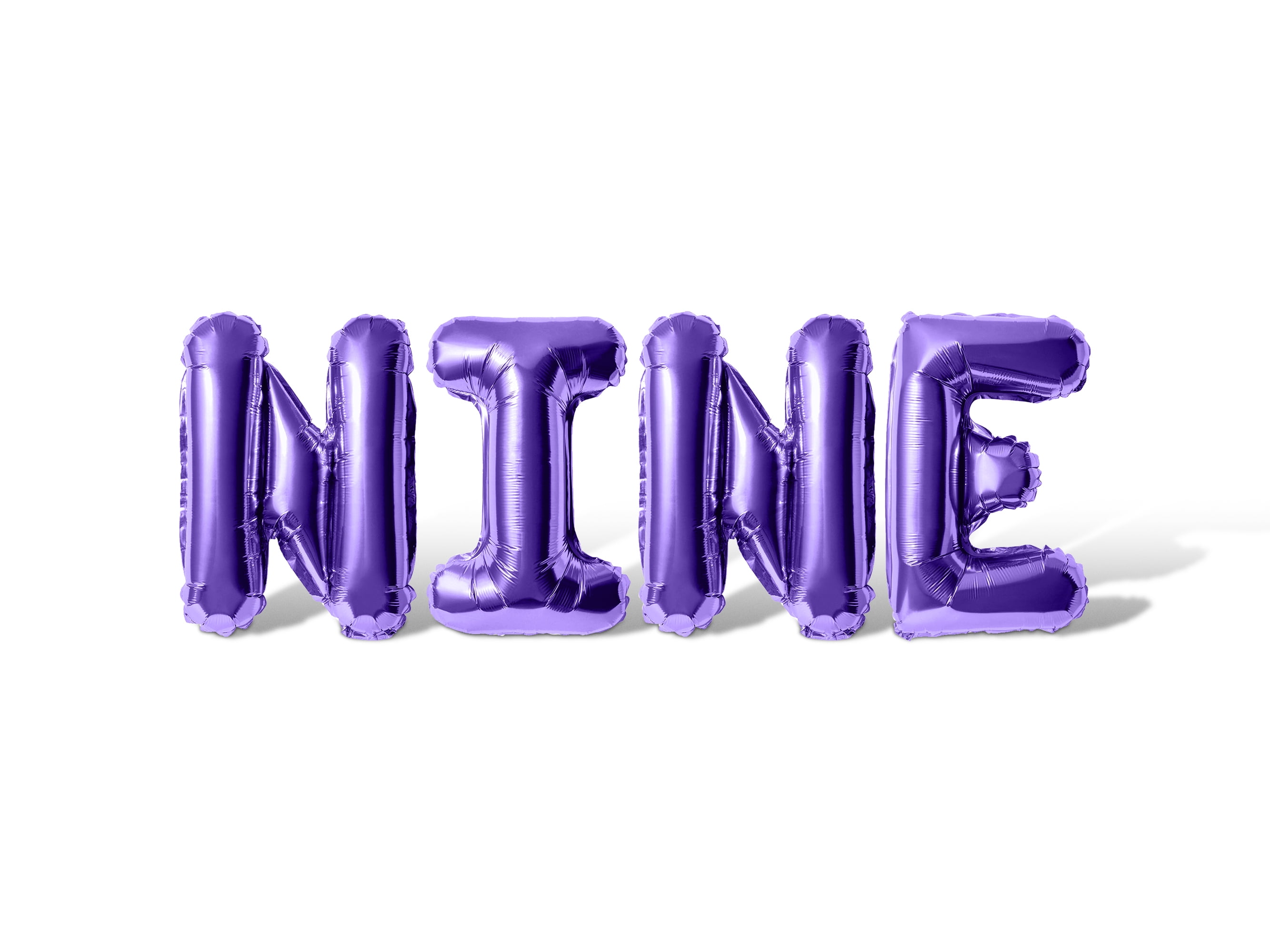 Letter Balloons - NINE 16" Inch Alphabet Letters Foil Mylar Balloon ...