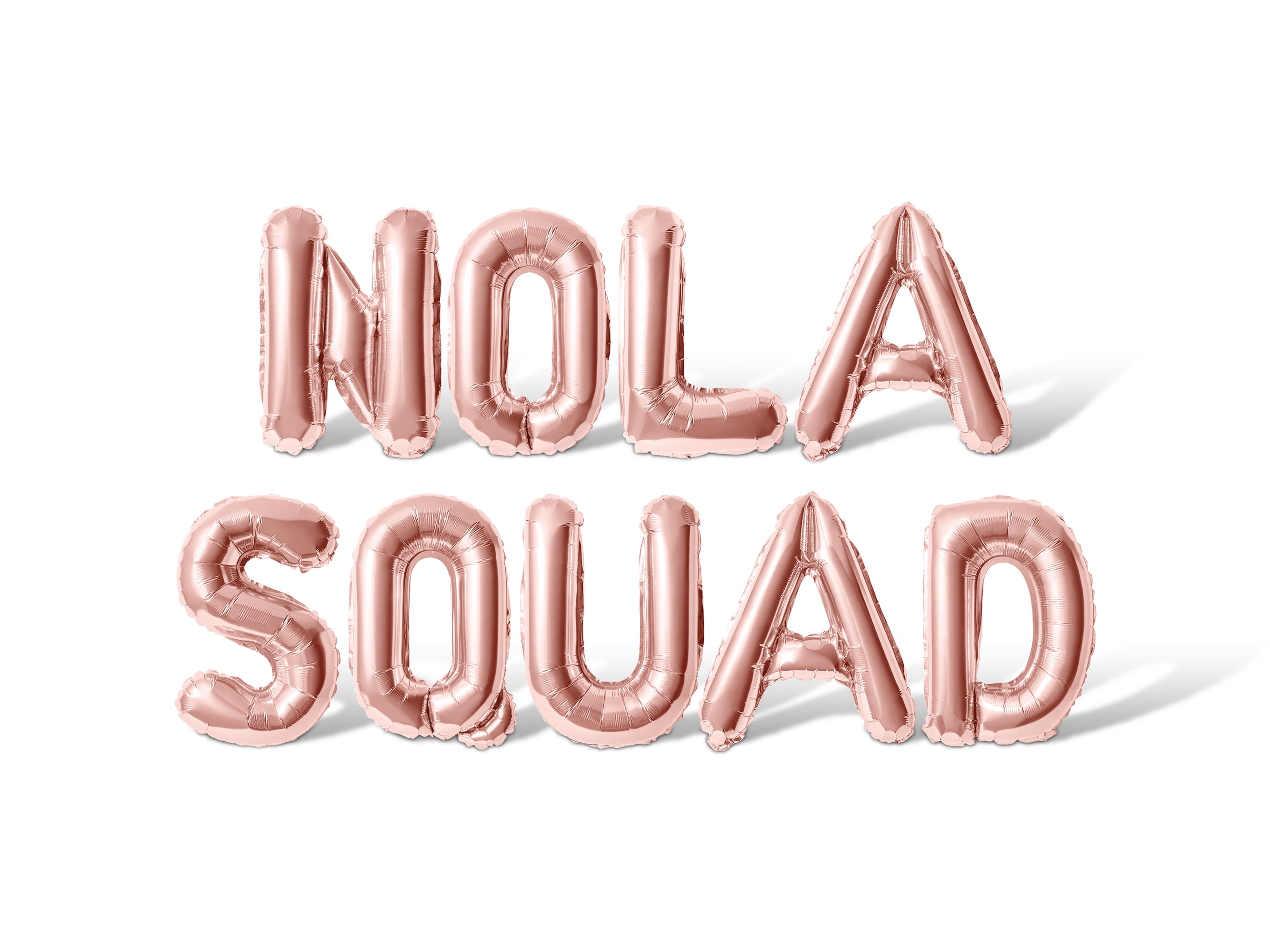 Letter Balloons - NOLA SQUAD 16" Inch Alphabet Letters Foil Mylar ...