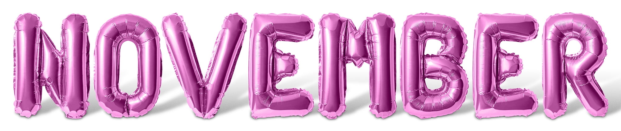 Letter Balloons - NOVEMBER 16" Inch Alphabet Letters Foil Mylar Balloon ...