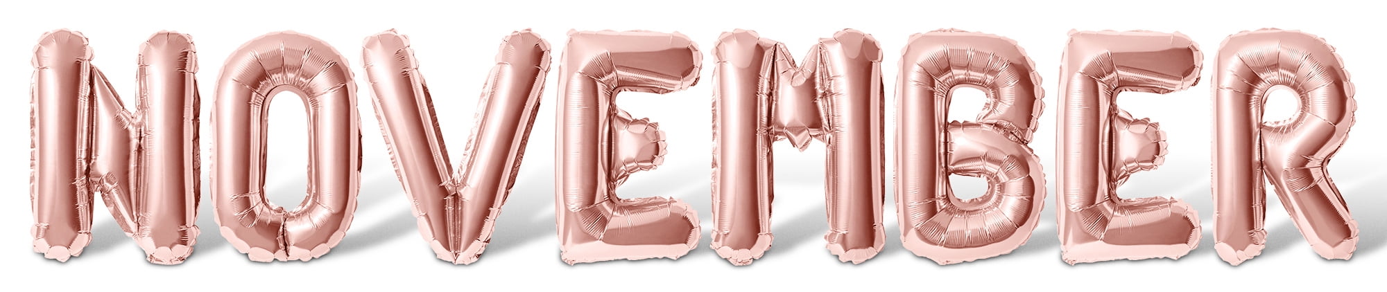 Letter Balloons - NOVEMBER 16" Inch Alphabet Letters Foil Mylar Balloon ...