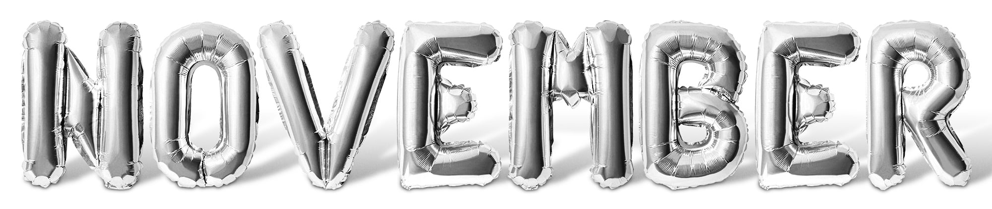 Letter Balloons - NOVEMBER 16" Inch Alphabet Letters Foil Mylar Balloon ...