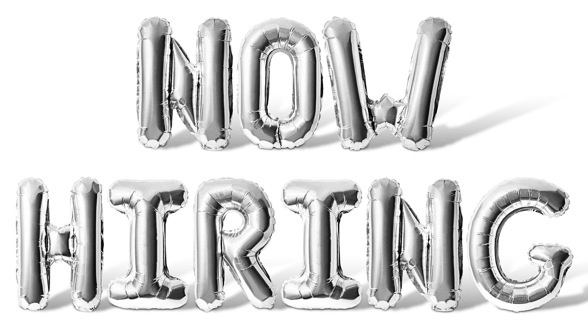Letter Balloons - NOW HIRING 16" Inch Alphabet Letters Foil Mylar ...