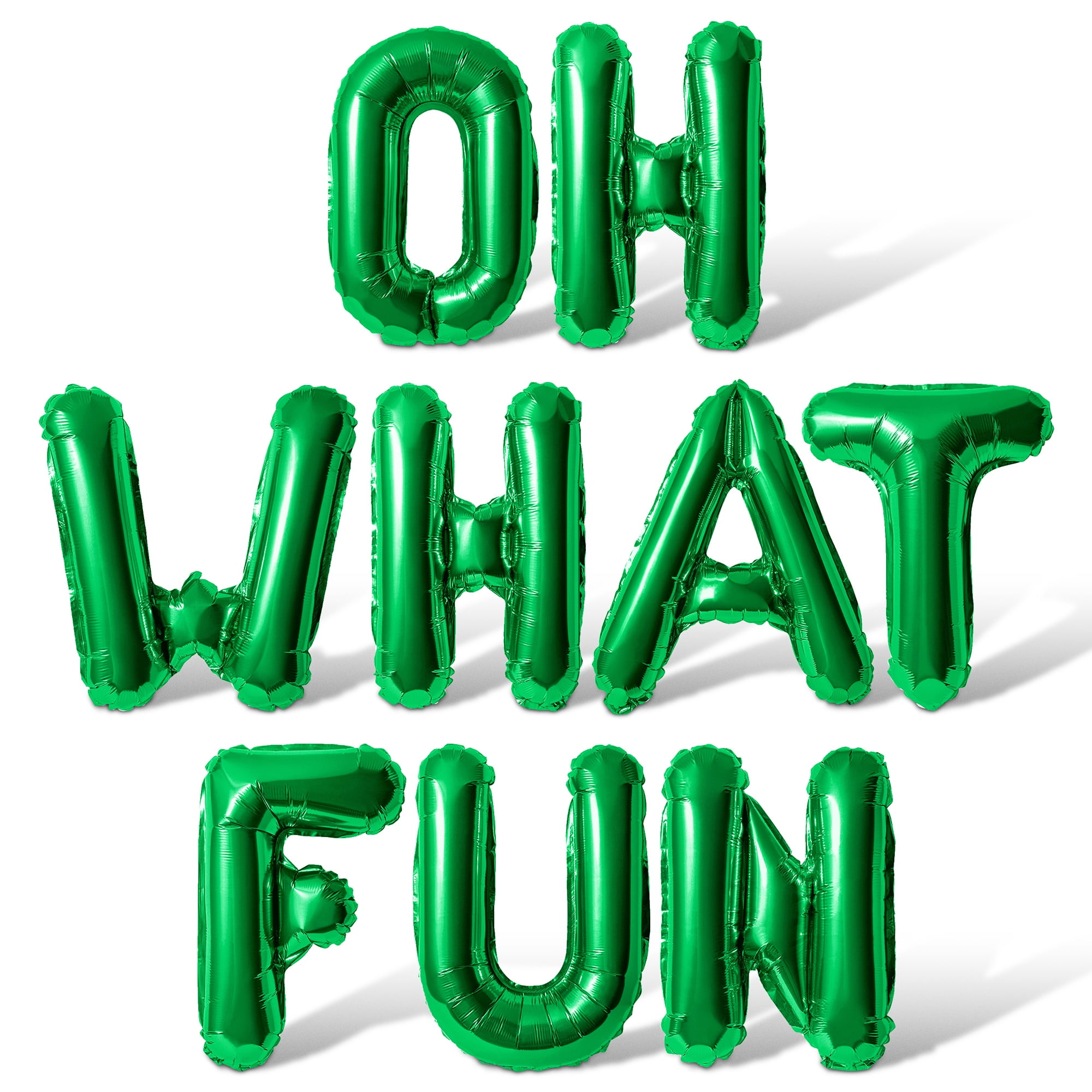 Letter Balloons - OH WHAT FUN 16" Inch Alphabet Letters Foil Mylar ...