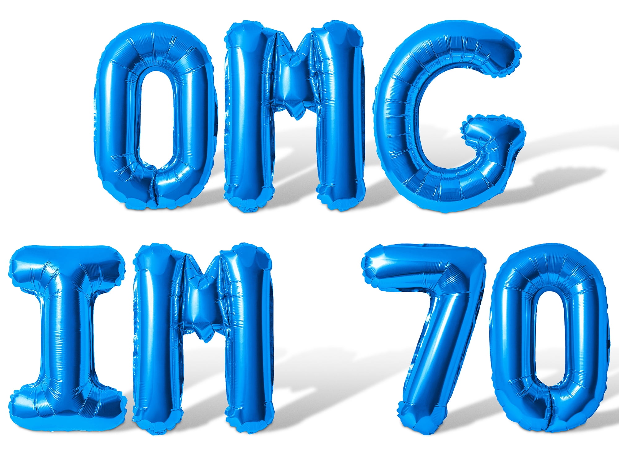 Letter Balloons - OMG IM 70 16" Inch Alphabet Letters Foil Mylar ...
