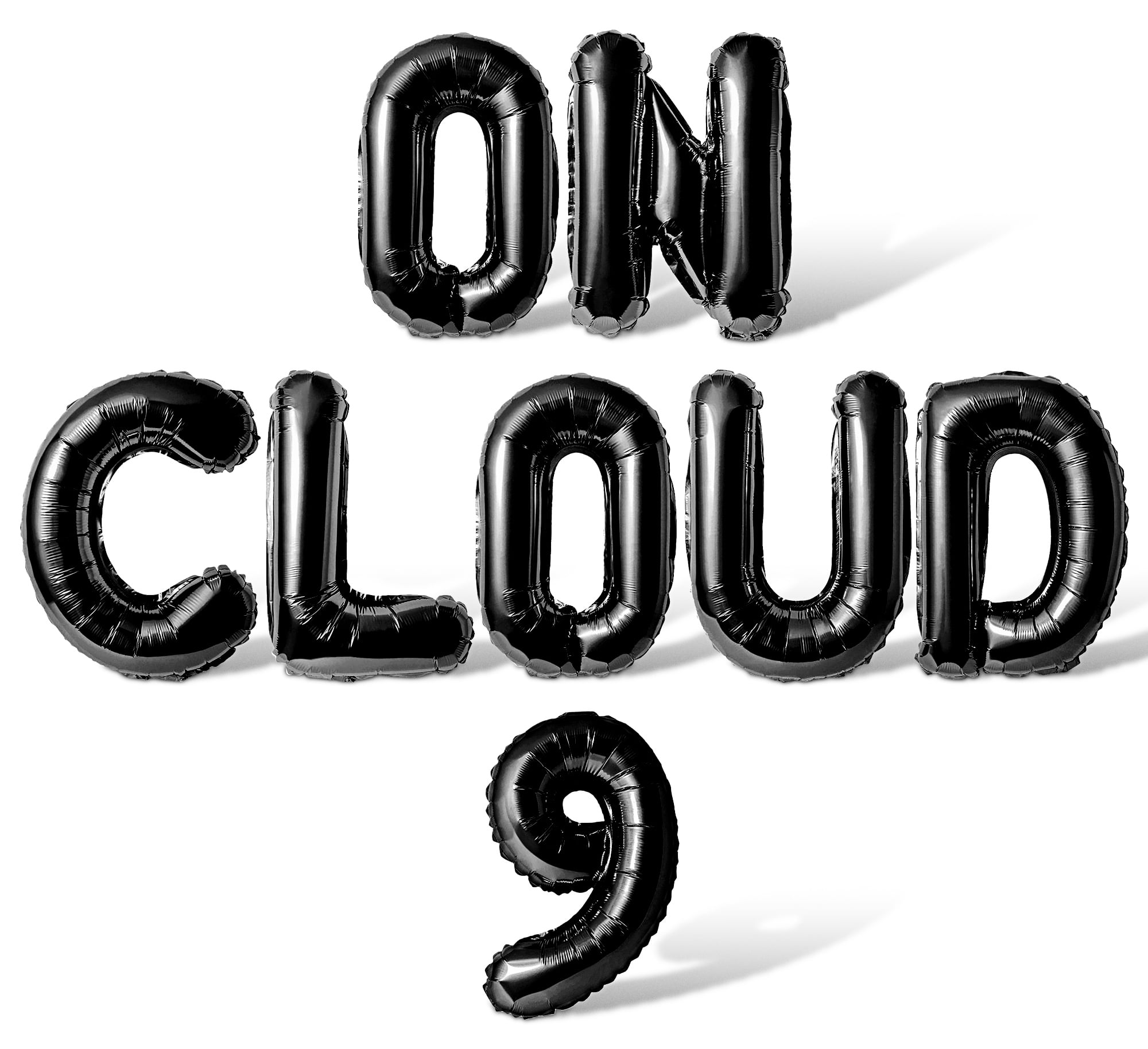 Letter Balloons - ON CLOUD 9 16" Inch Alphabet Letters Foil Mylar ...