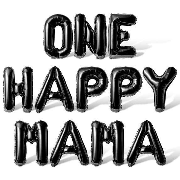 Letter Balloons - ONE HAPPY MAMA 16" Inch Alphabet Letters Foil Mylar ...
