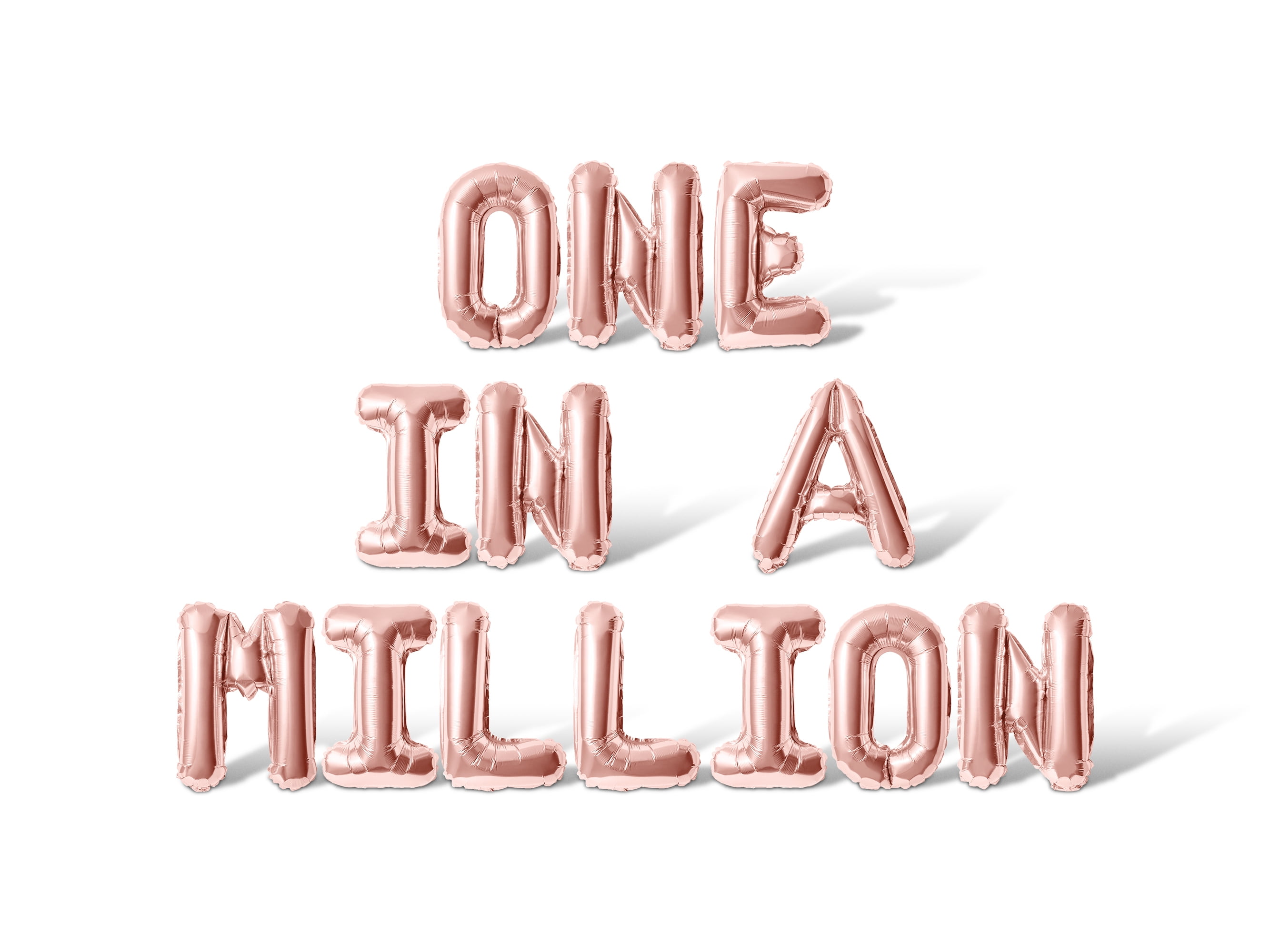 Letter Balloons - ONE IN A MILLION 16" Inch Alphabet Letters Foil Mylar ...