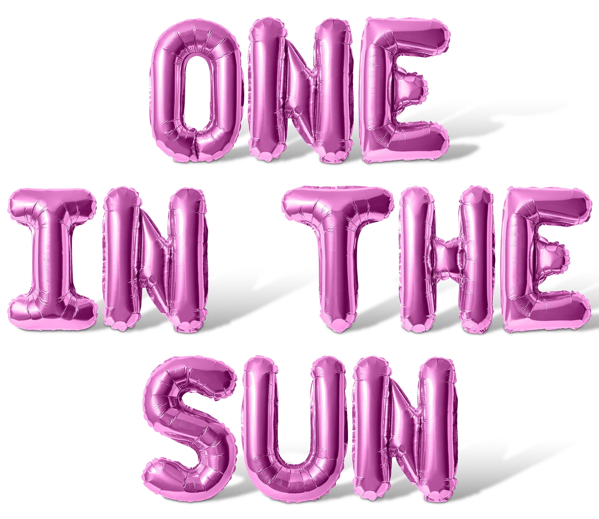 Letter Balloons - ONE IN THE SUN 16" Inch Alphabet Letters Foil Mylar ...