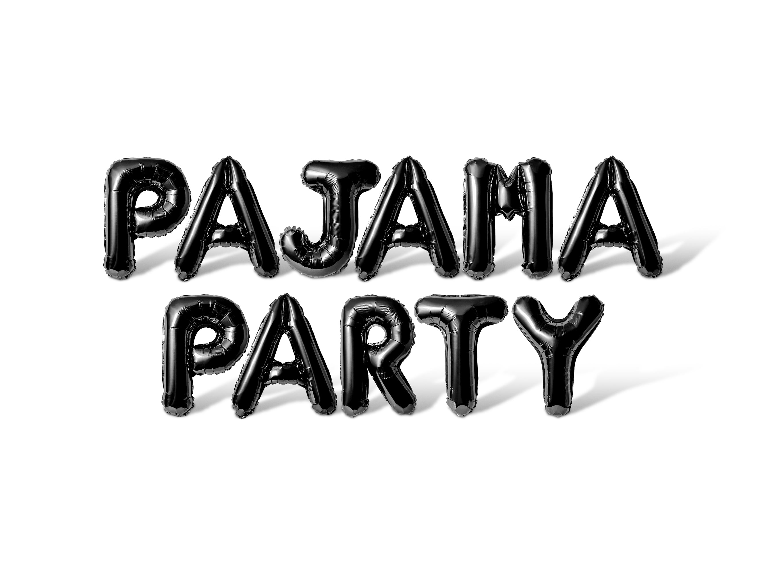 Letter Balloons - PAJAMA PARTY 16" Inch Alphabet Letters Foil Mylar ...