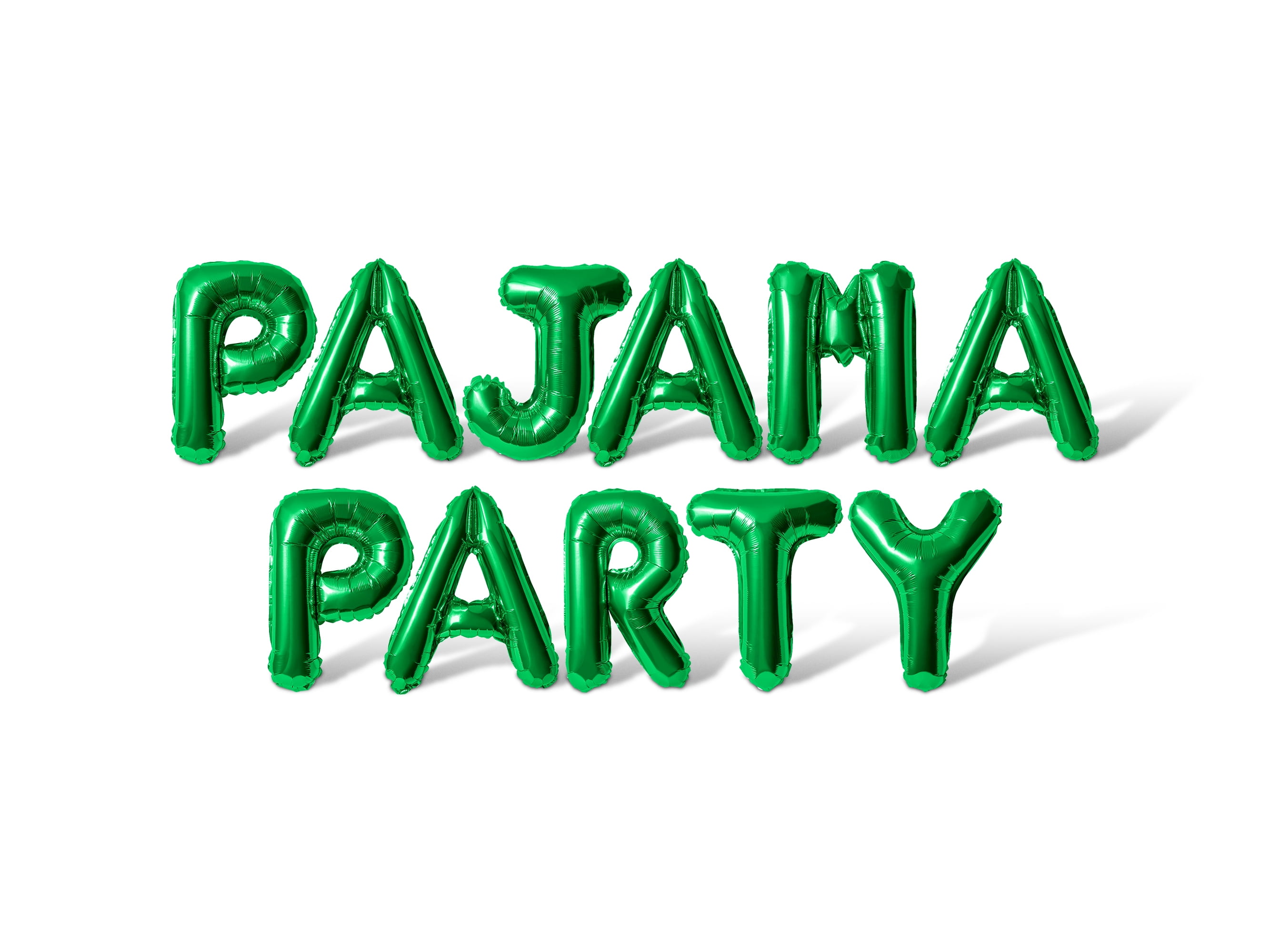 Letter Balloons - PAJAMA PARTY 16" Inch Alphabet Letters Foil Mylar ...