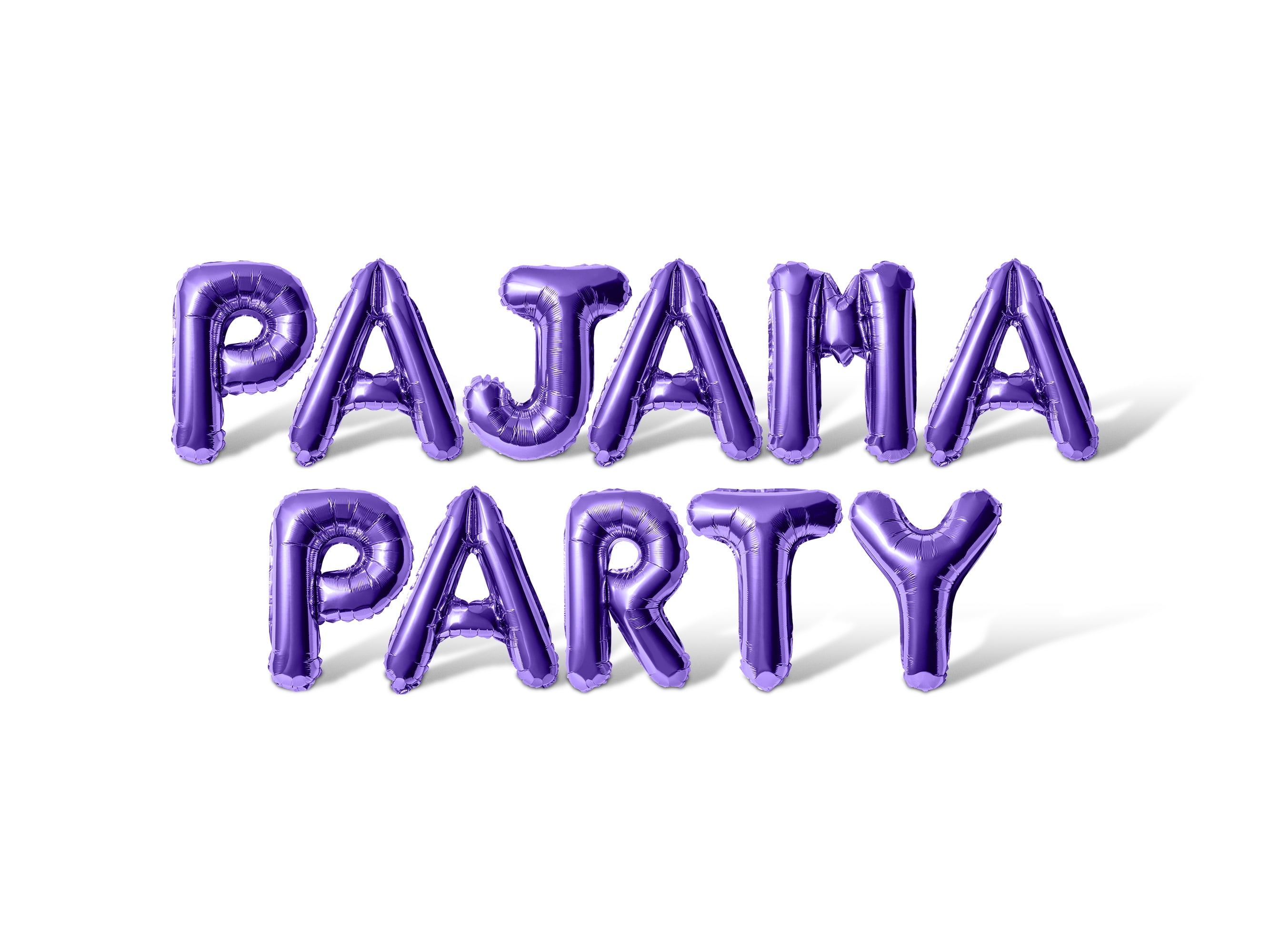 Letter Balloons - PAJAMA PARTY 16" Inch Alphabet Letters Foil Mylar ...