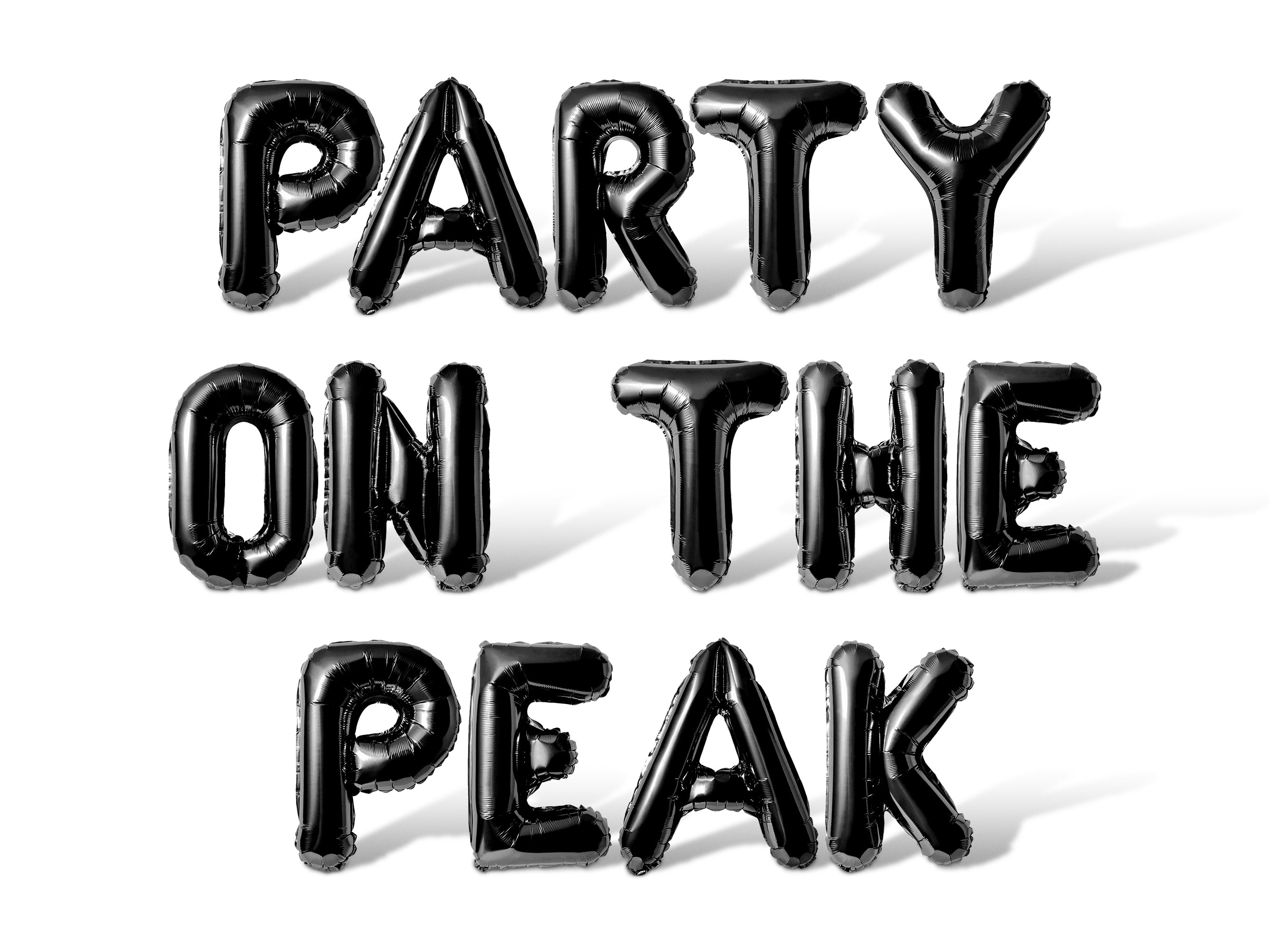 Letter Balloons - PARTY ON THE PEAK 16" Inch Alphabet Letters Foil ...