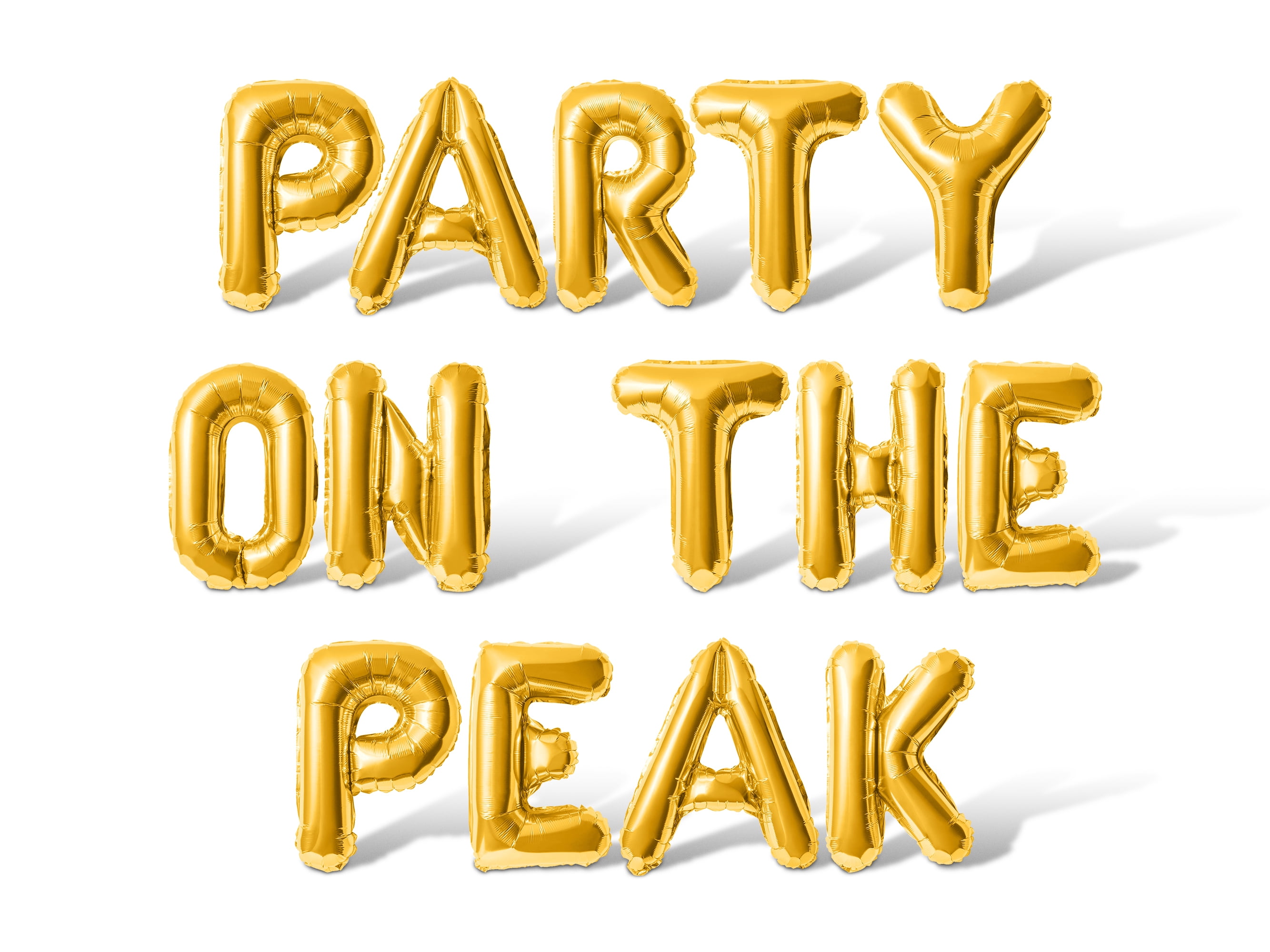 Letter Balloons - PARTY ON THE PEAK 16" Inch Alphabet Letters Foil ...