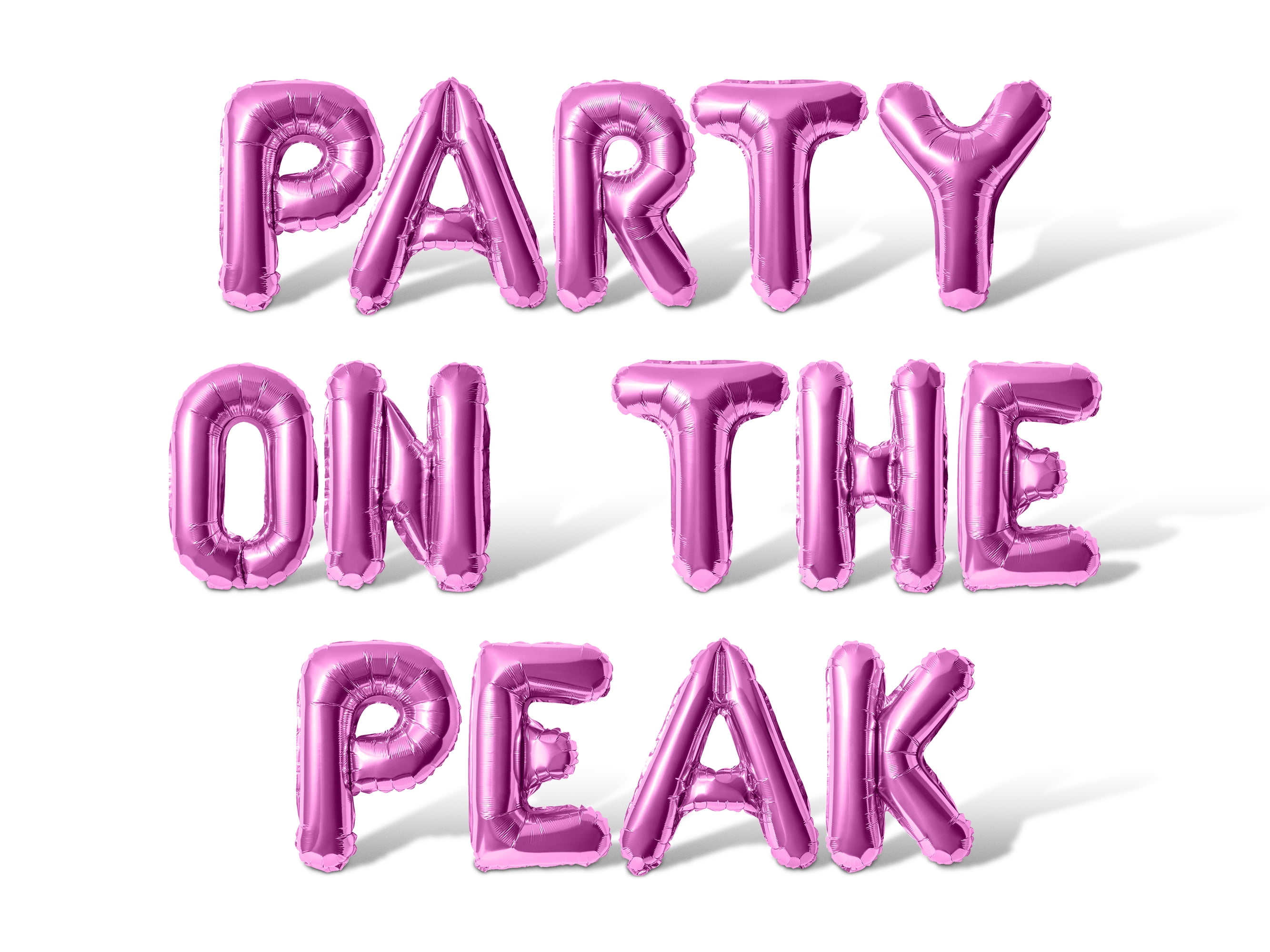 Letter Balloons - PARTY ON THE PEAK 16" Inch Alphabet Letters Foil ...