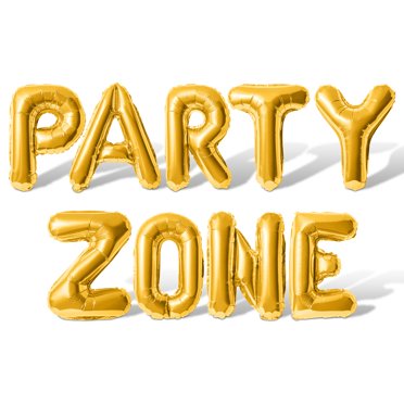 Letter Balloons - TIME TO FIESTA 16" Inch Alphabet Letters Foil Mylar ...